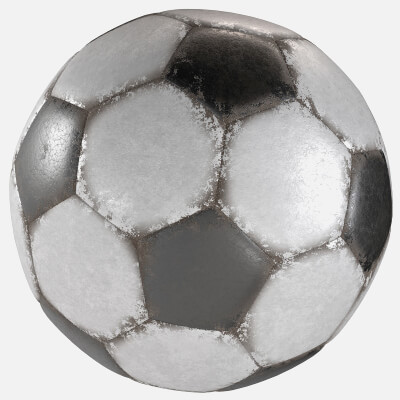 Soccer Ball Dirty - 3D Model by 3dstudio