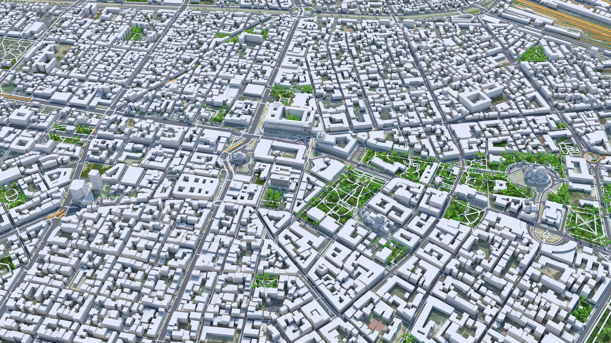 Sofia Downtown Bulgaria 6km - 3D Model by 3dstudio