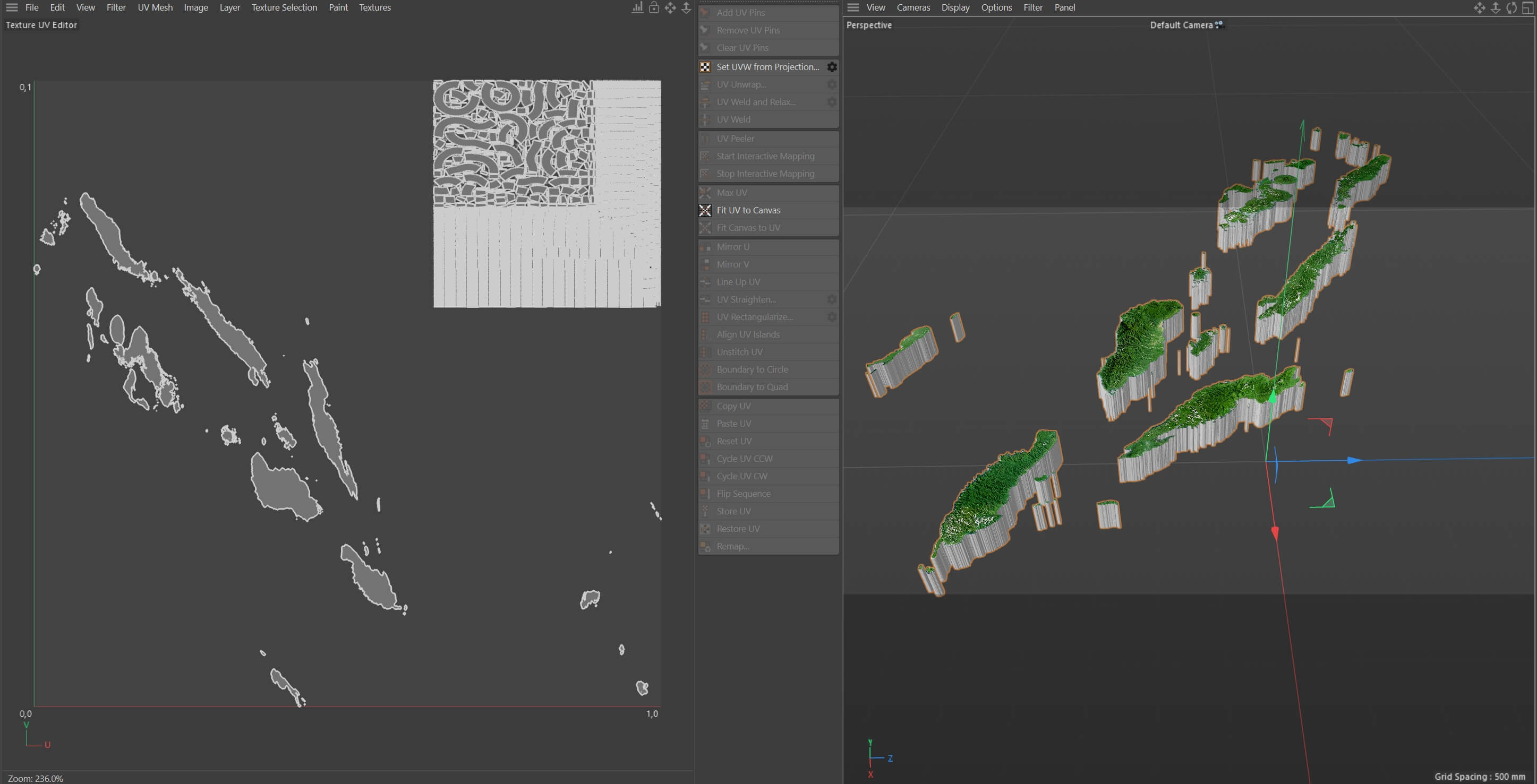 Solomon Islands Terrain Map - 3D Model by 3dstudio