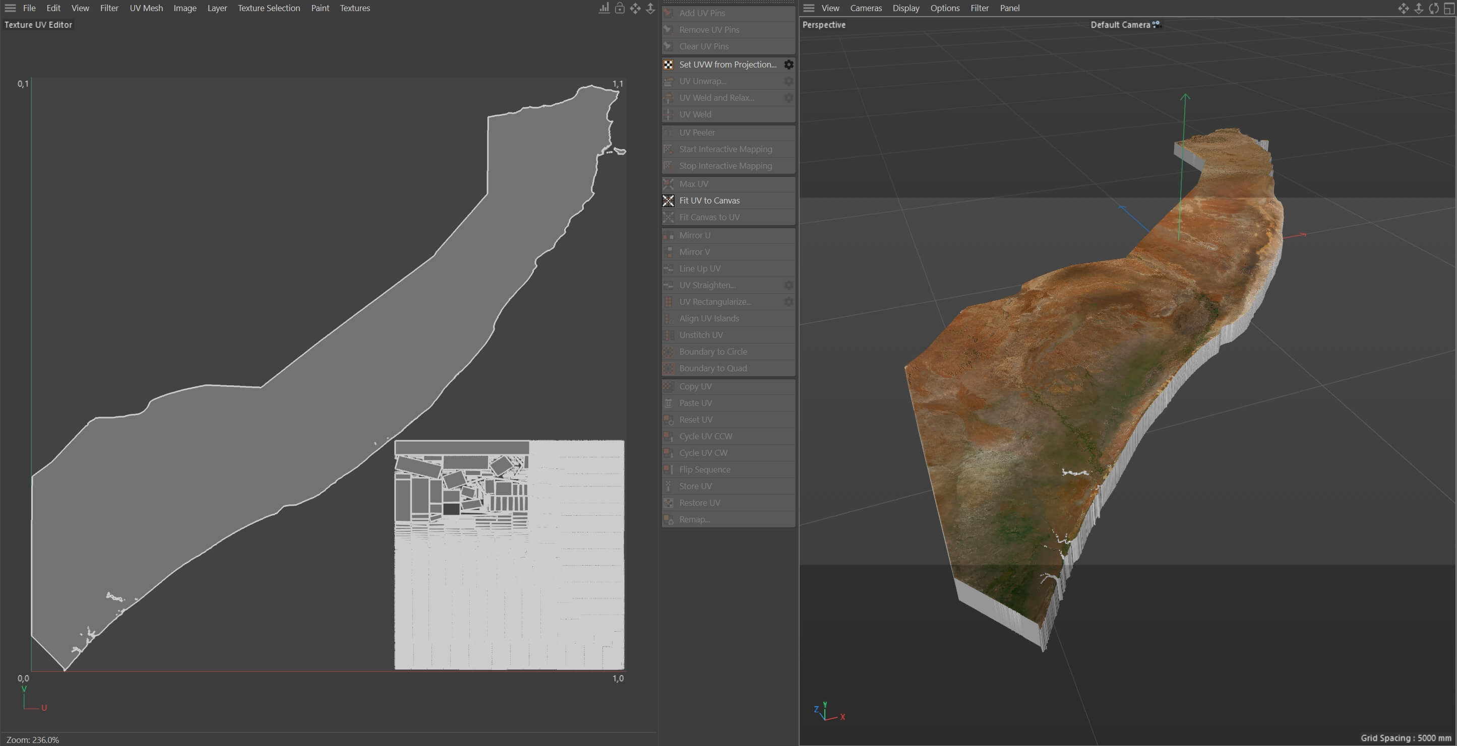Somalia Terrain Map - 3D Model by 3dstudio
