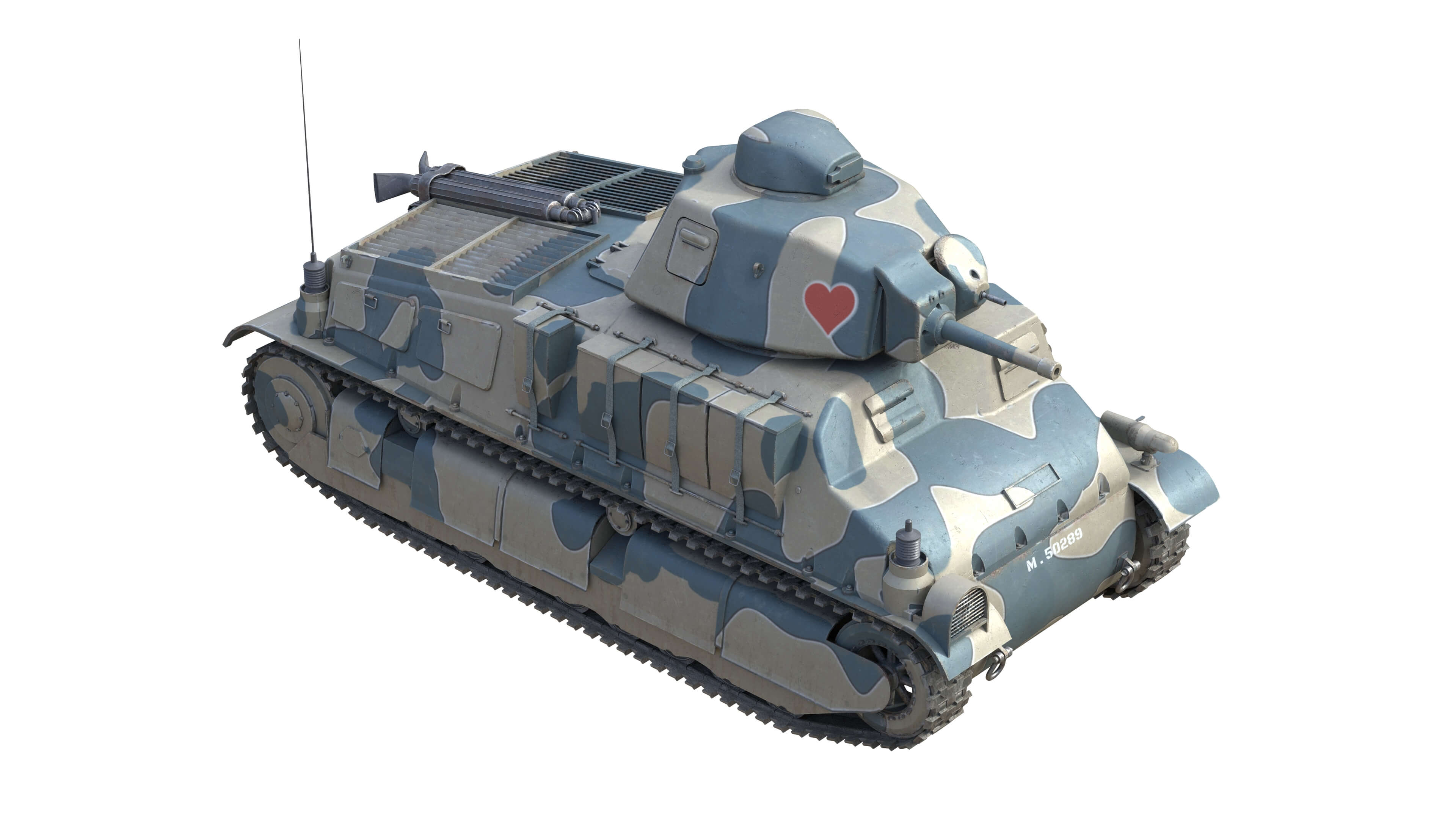 SOMUA S35 Cavalry Tank - 3D Model by 3dstudio