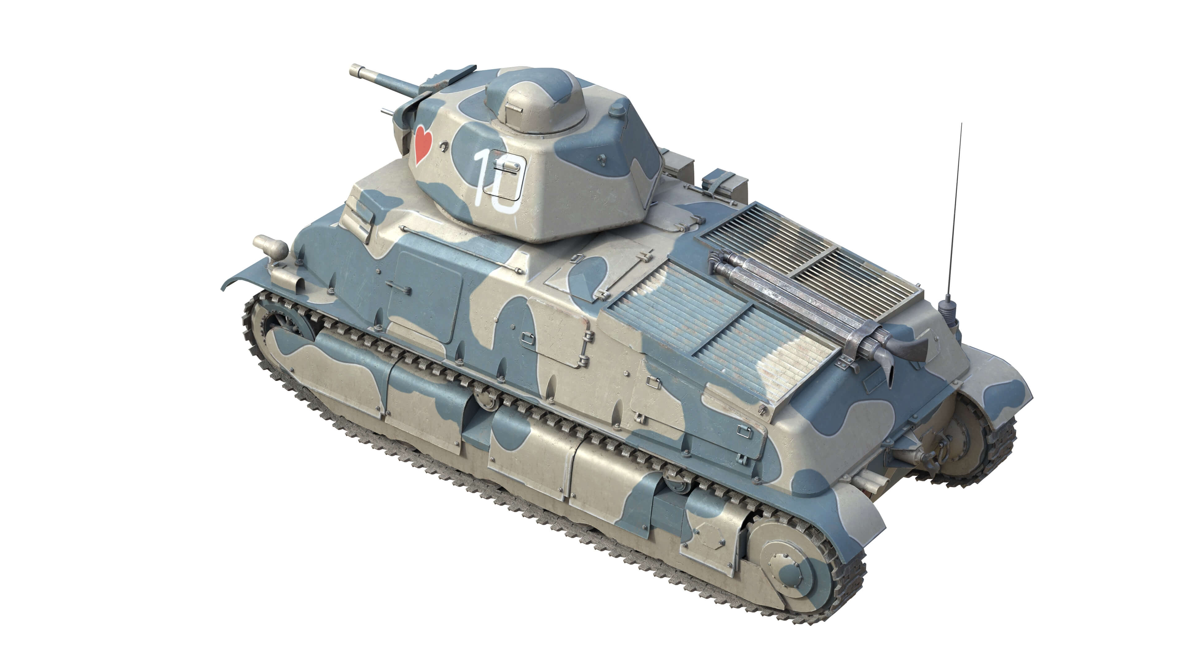 SOMUA S35 Cavalry Tank - 3D Model by 3dstudio