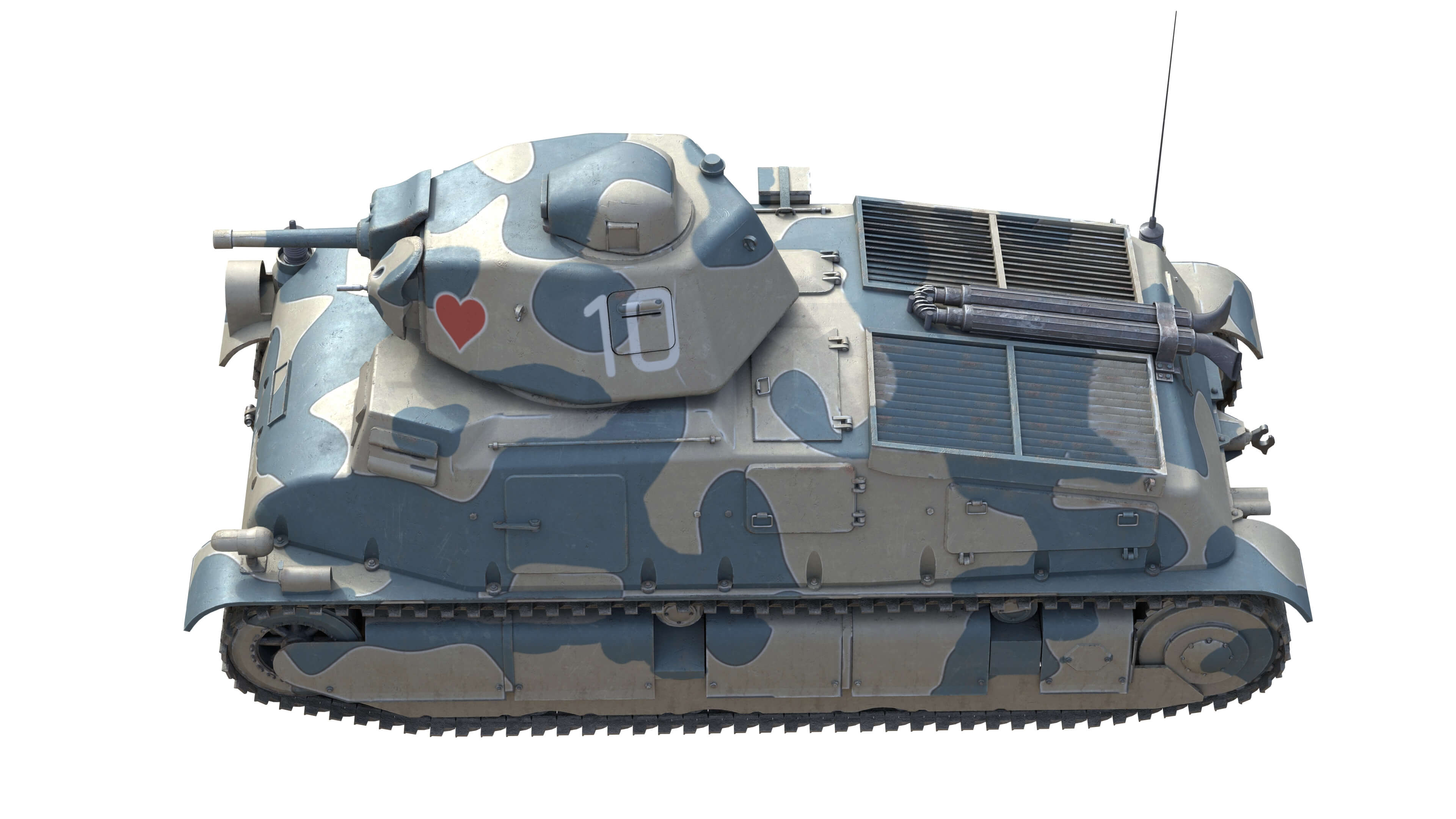 SOMUA S35 Cavalry Tank - 3D Model by 3dstudio