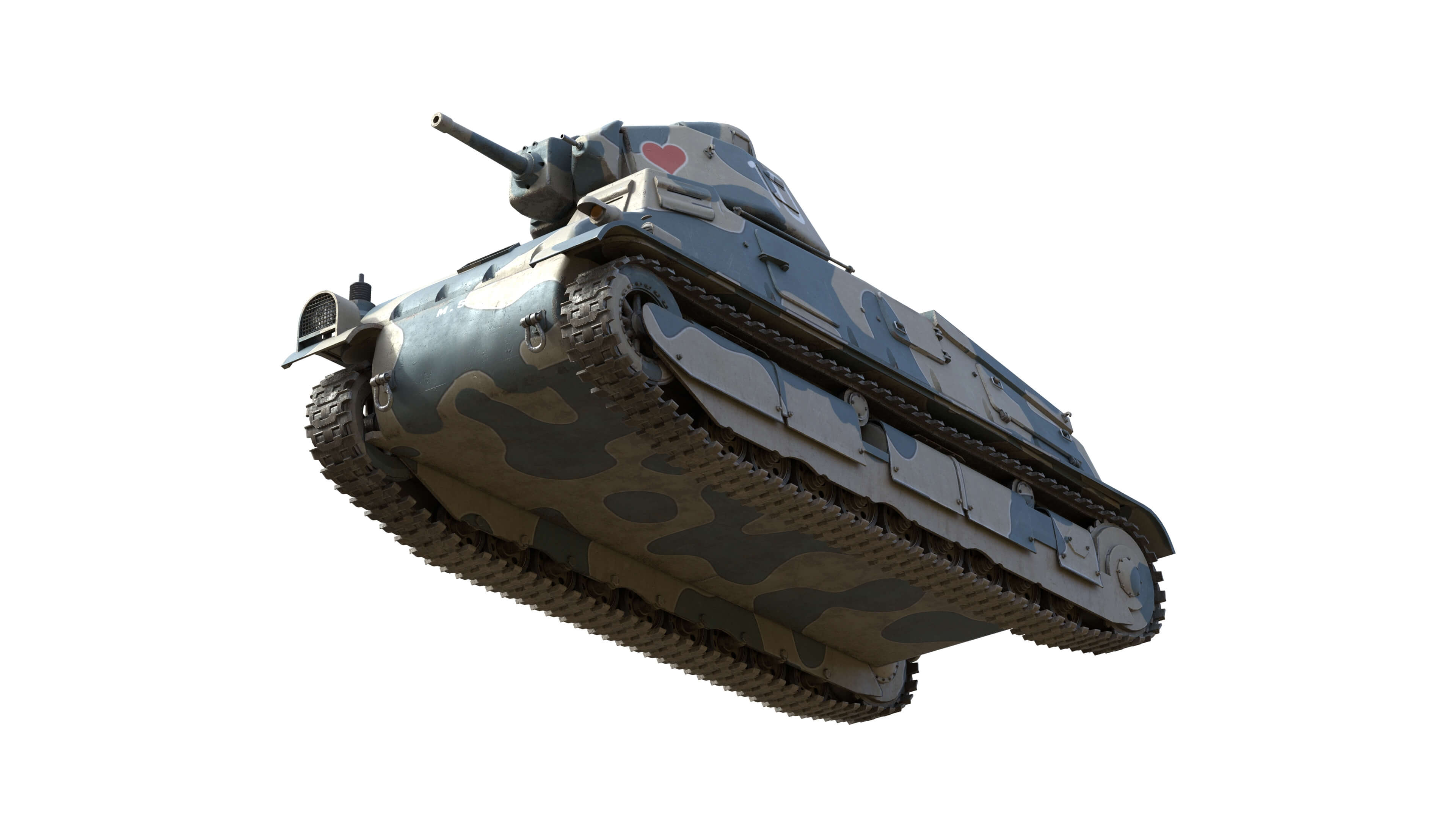 SOMUA S35 Cavalry Tank - 3D Model by 3dstudio