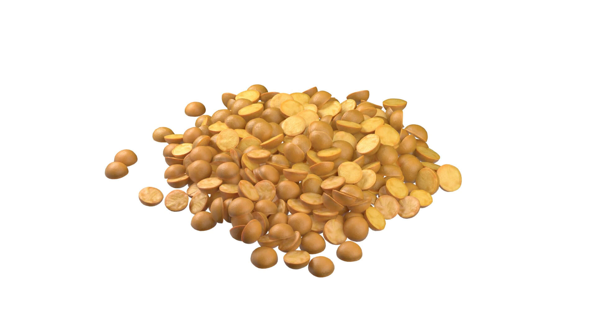 Split Mung Bean Pile - 3D Model by 3dstudio