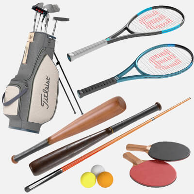 Sports Collection V2 - 3D Model by 3dstudio