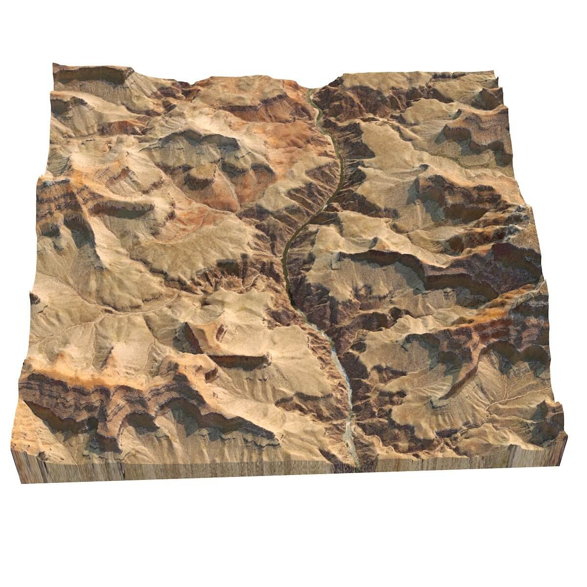 Grand Canyon - 3D Model by 3dstudio