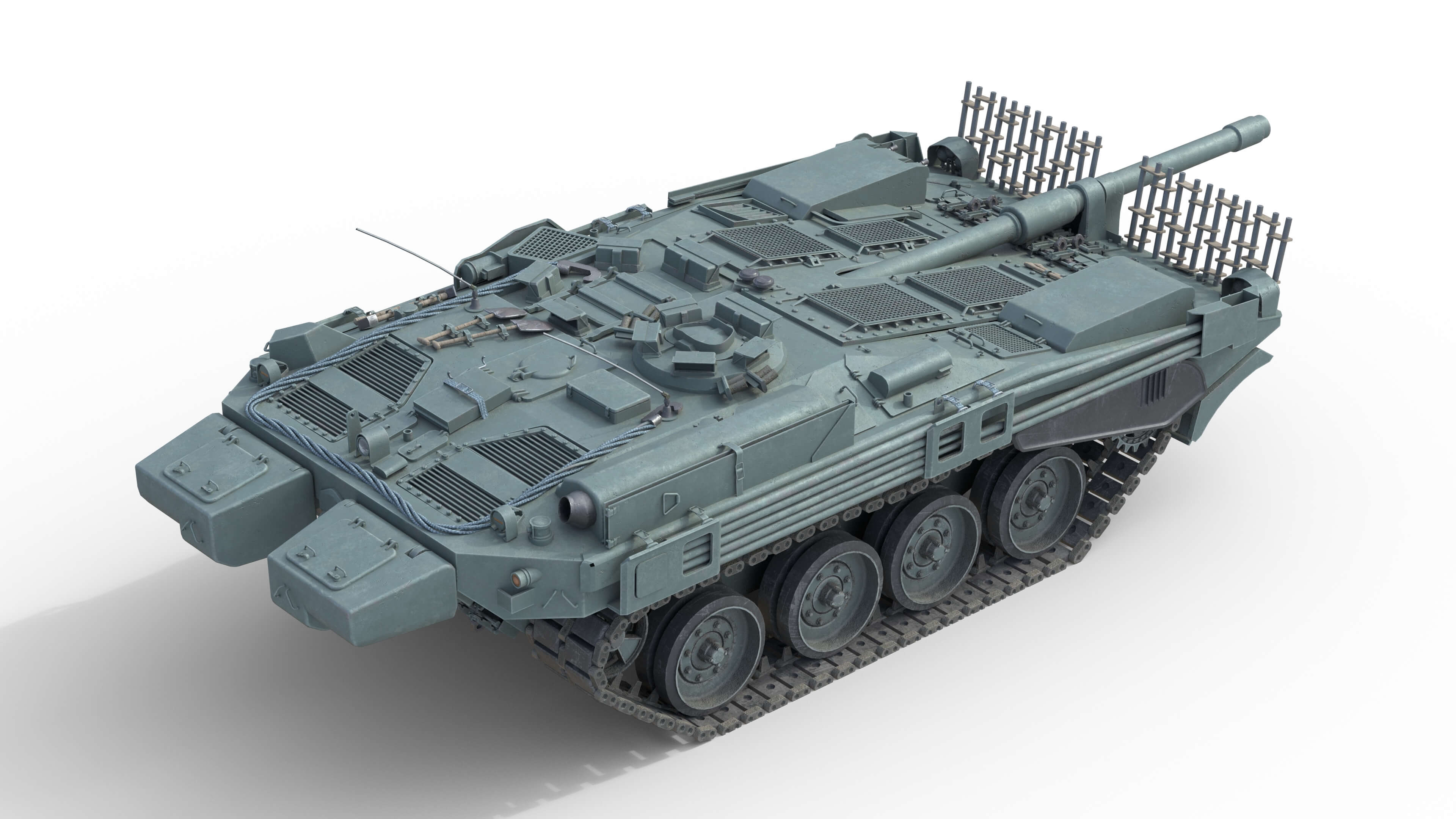 Stridsvagn 103 Main Battle Tank - 3D Model by 3dstudio