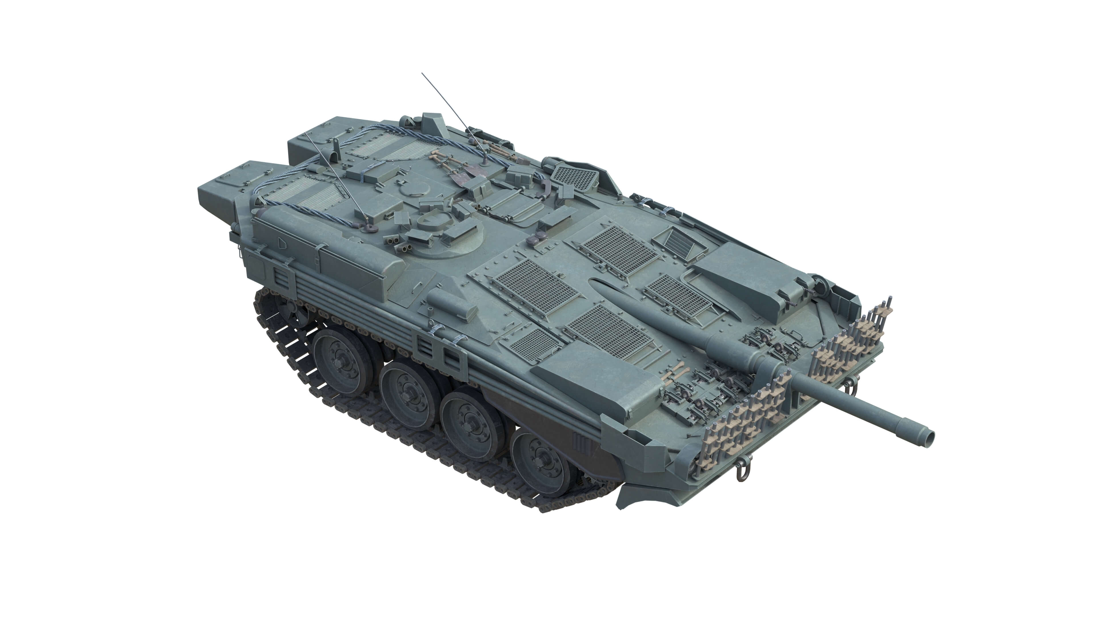 Stridsvagn 103 Main Battle Tank - 3D Model by 3dstudio