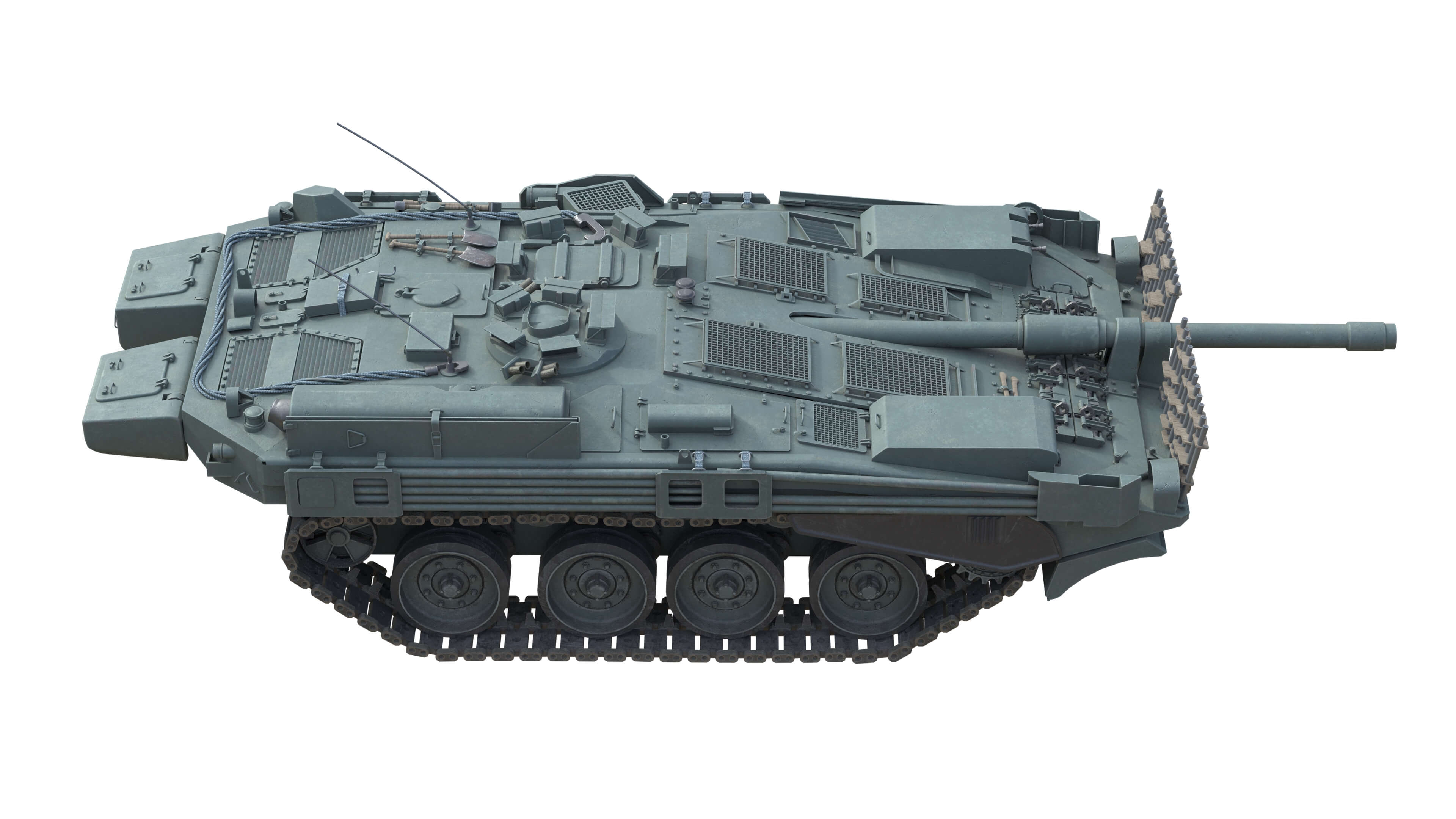 Stridsvagn 103 Main Battle Tank - 3D Model by 3dstudio