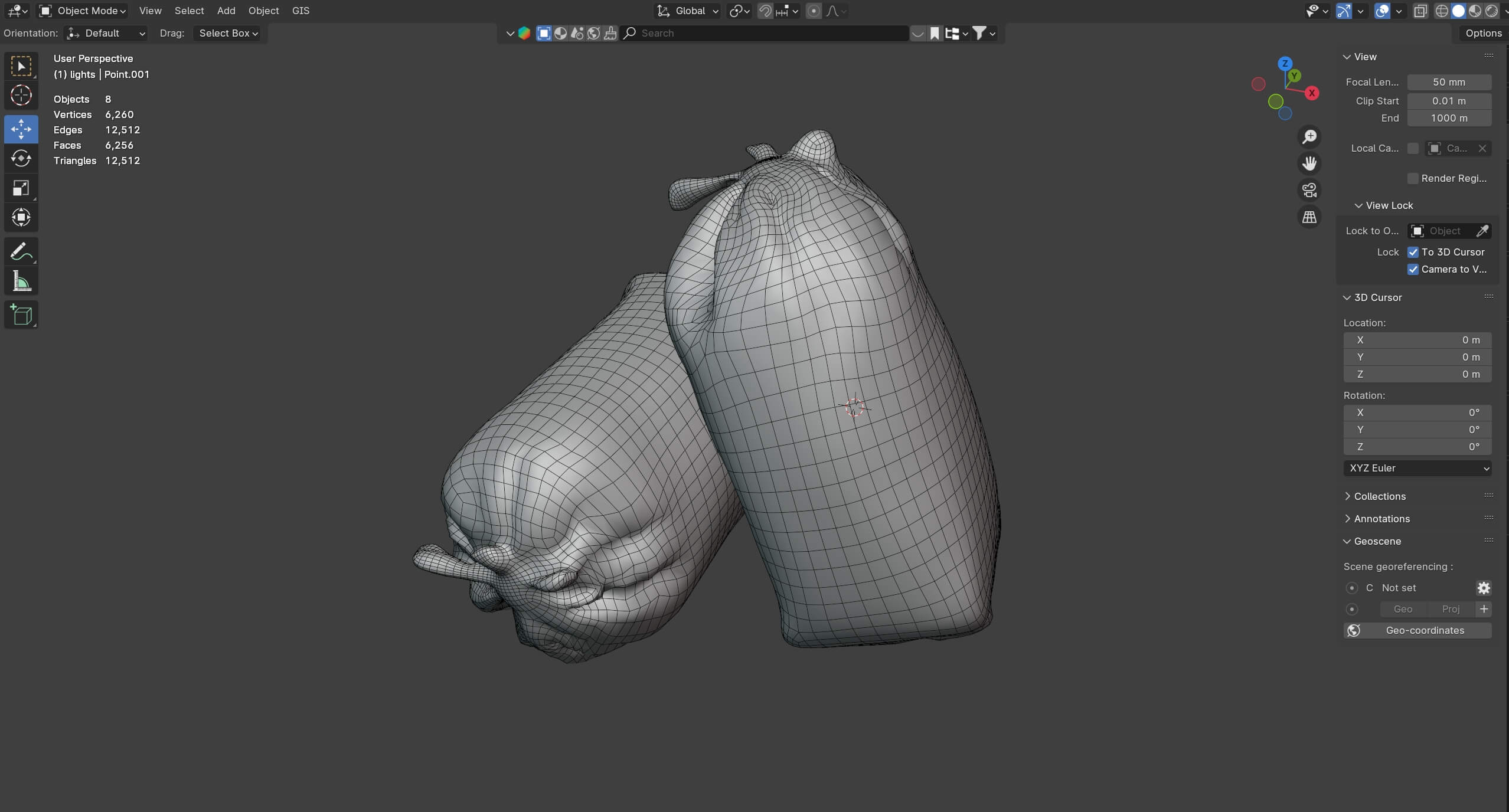 Stuff Sack 3D Model by 3dstudio