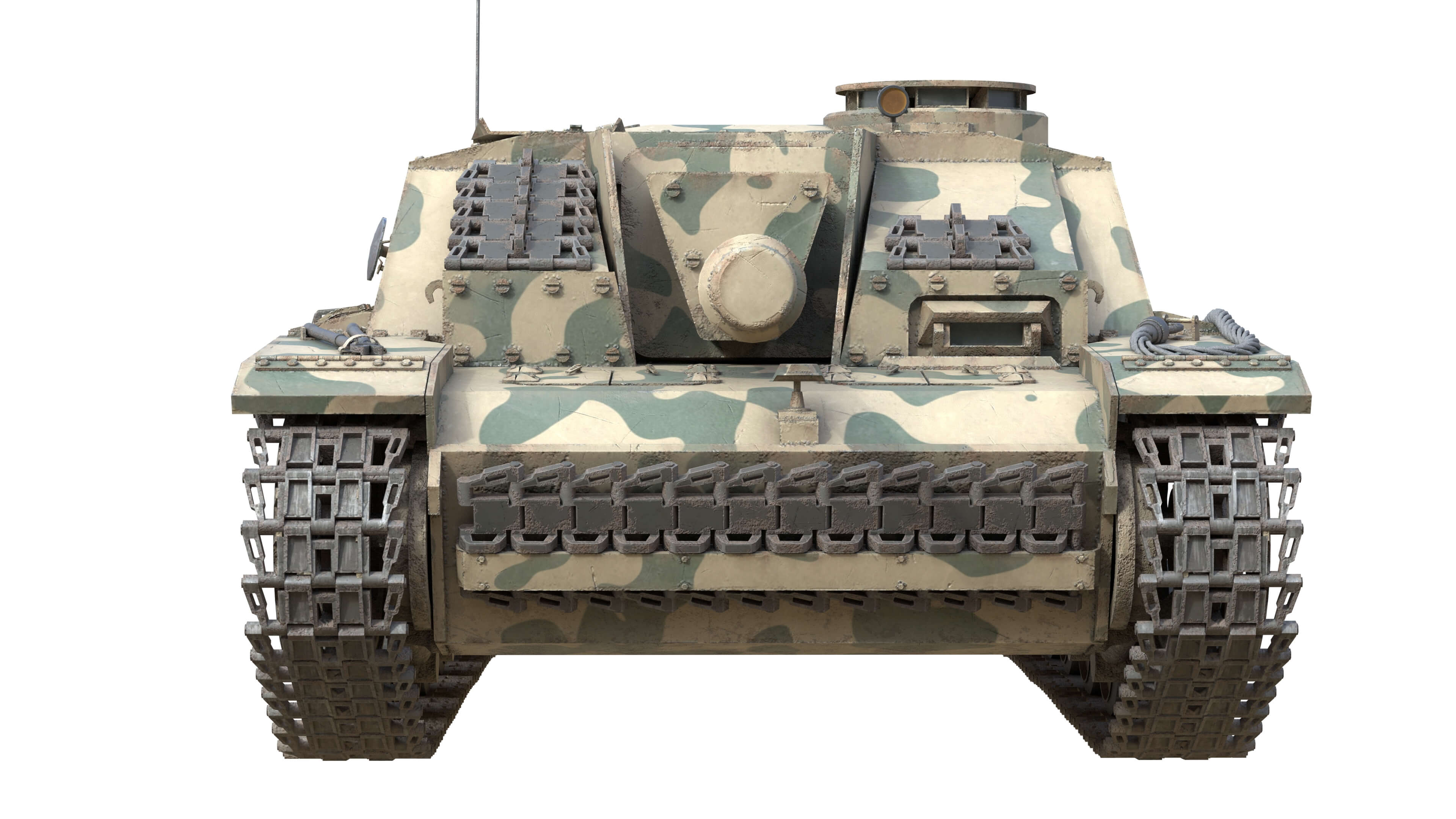 Sturmgeschutz III Assault Gun - 3D Model by 3dstudio