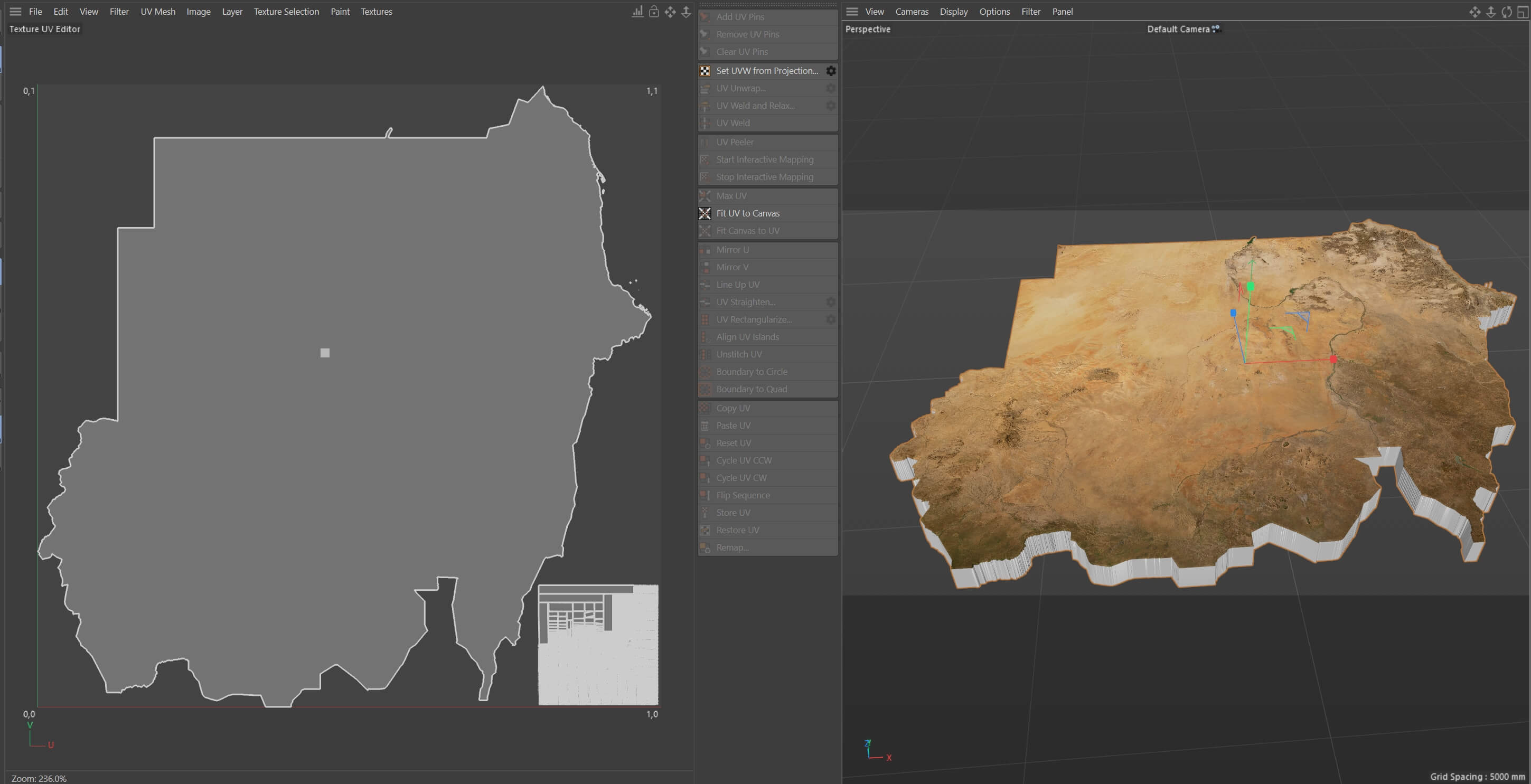 Sudan Terrain Map - 3D Model by 3dstudio