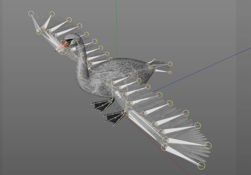 Swan - 3D Model by 3dstudio