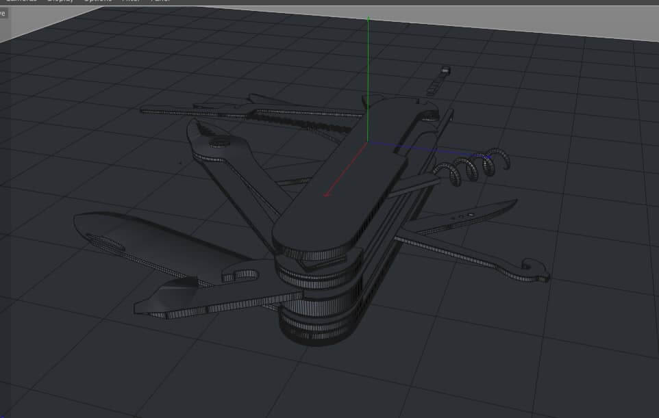 Swiss Army Knife - 3D Model by 3dstudio