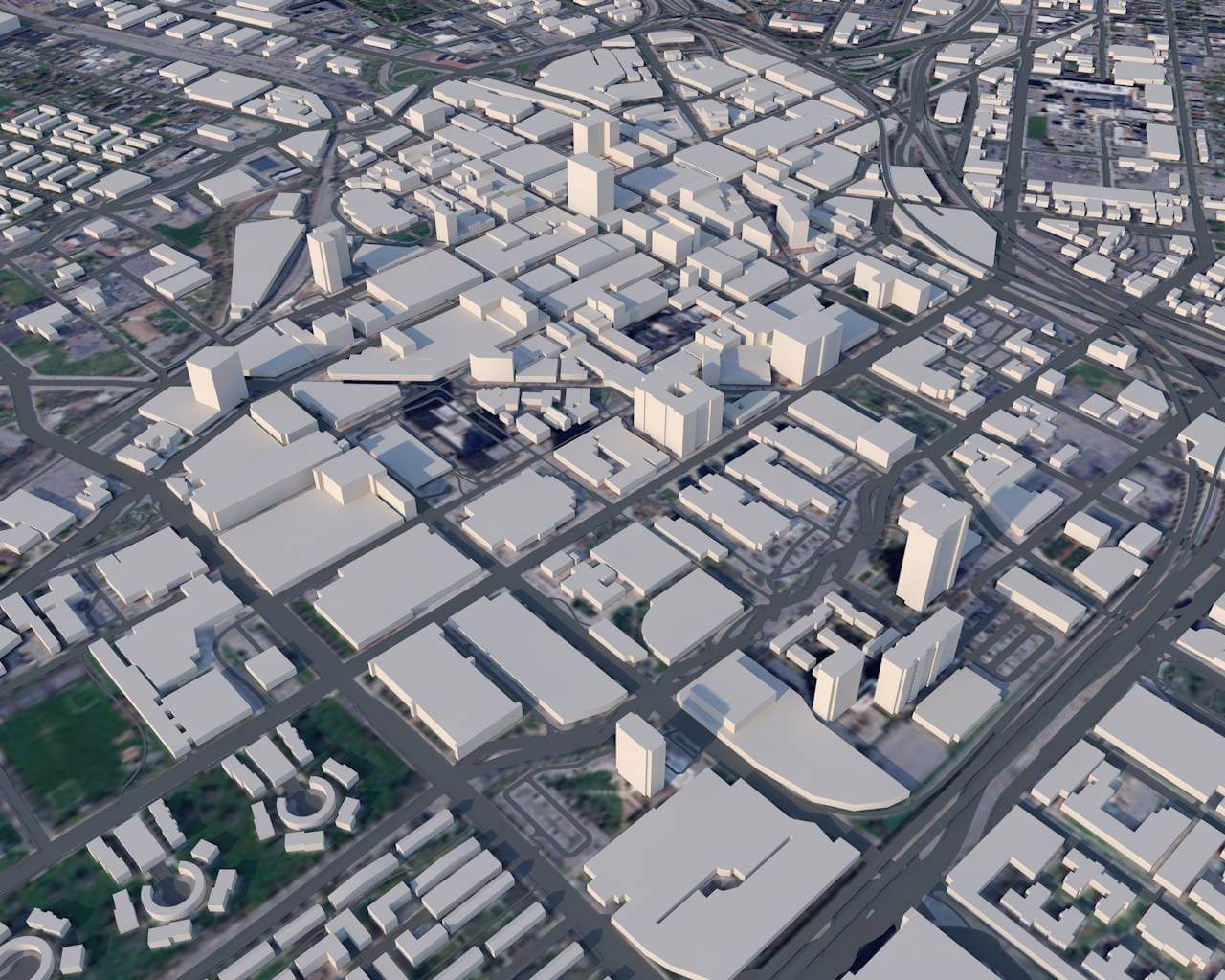 Syracuse New York - 3D Model by 3dstudio