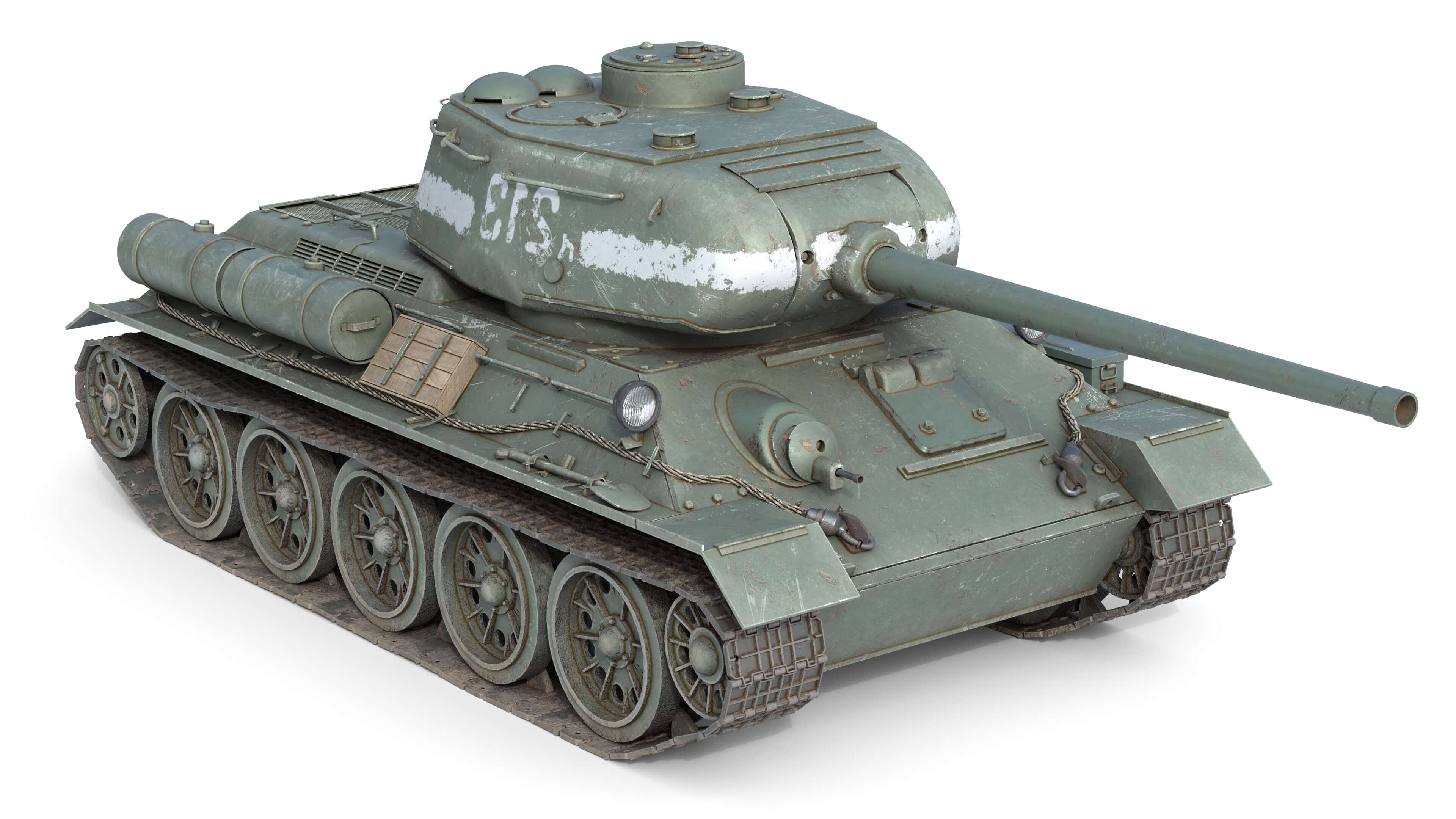 T 34 Soviet Medium Tank Model by 3dstudio
