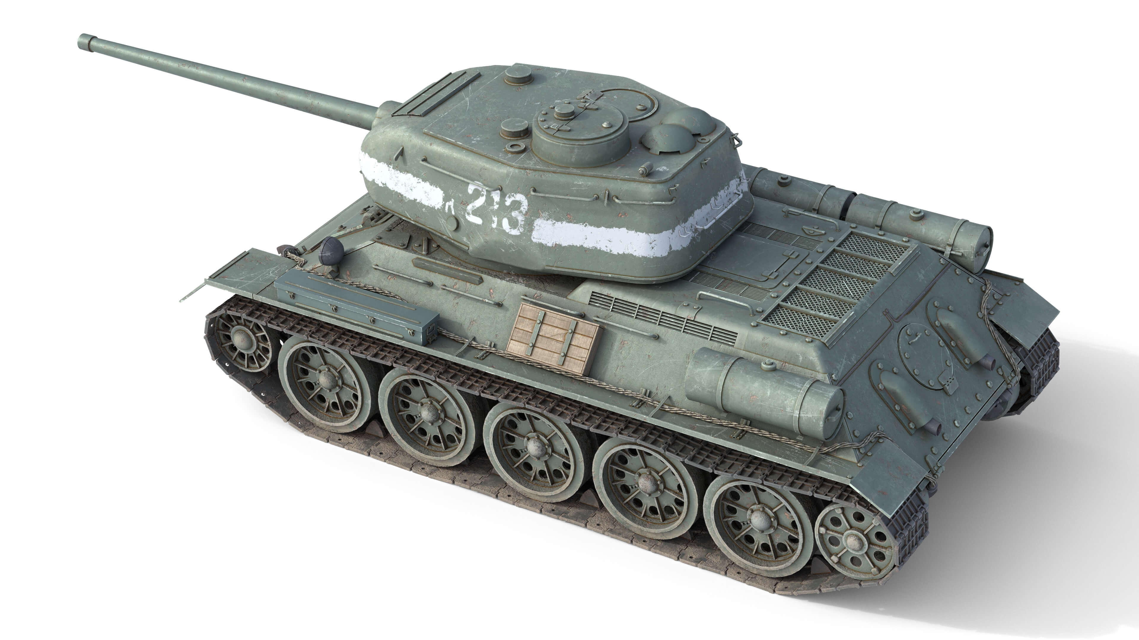 T 34 Soviet Medium Tank Model by 3dstudio