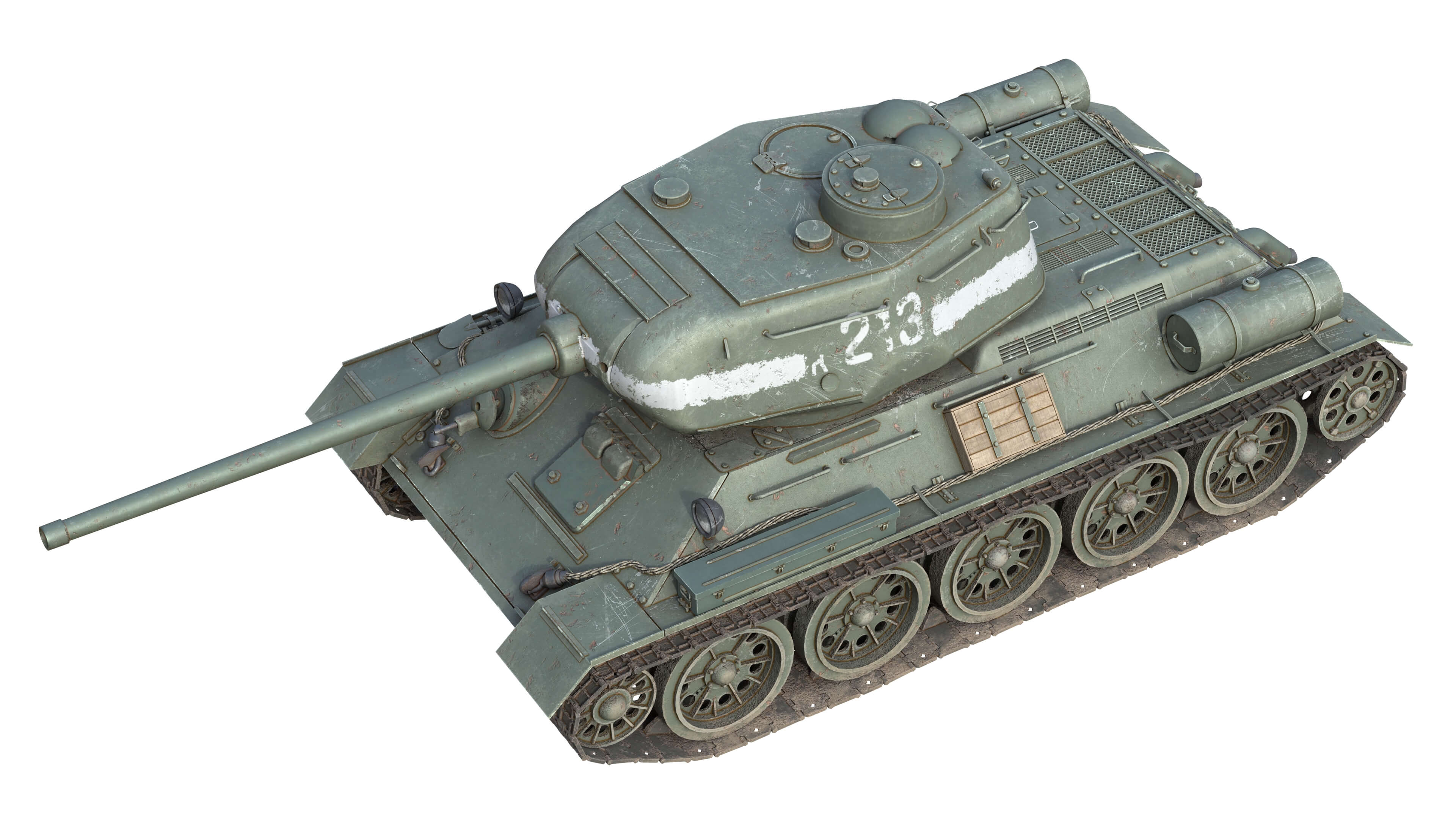 T 34 Soviet Medium Tank Model by 3dstudio