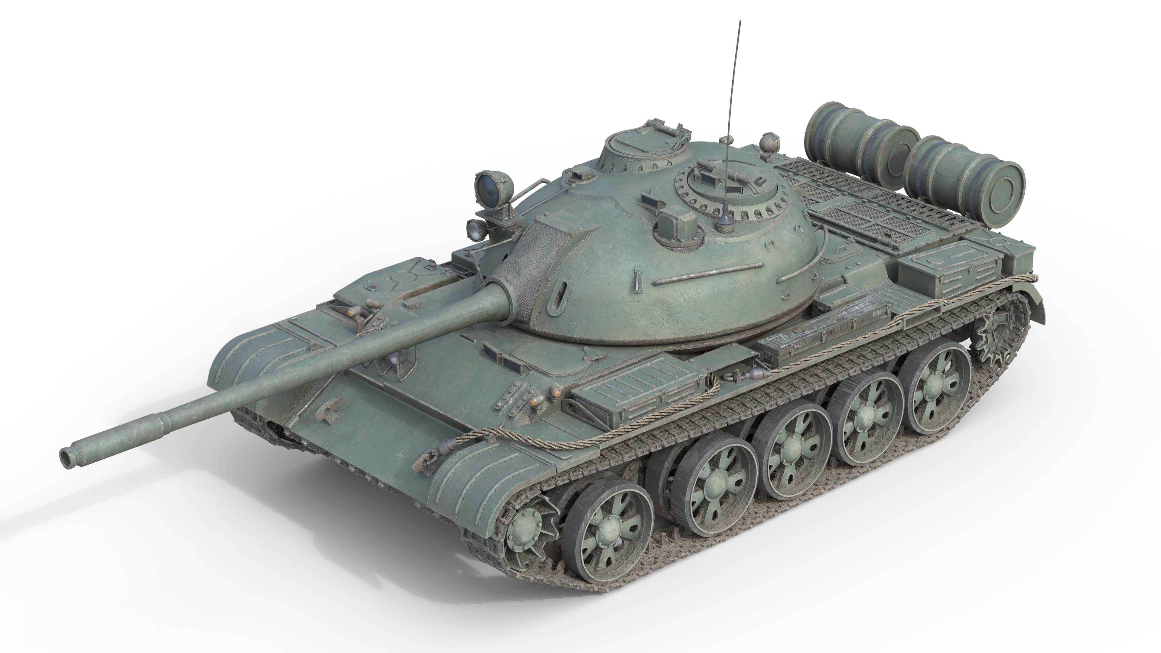 T 55 Main Battle Tank - 3D Model by 3dstudio