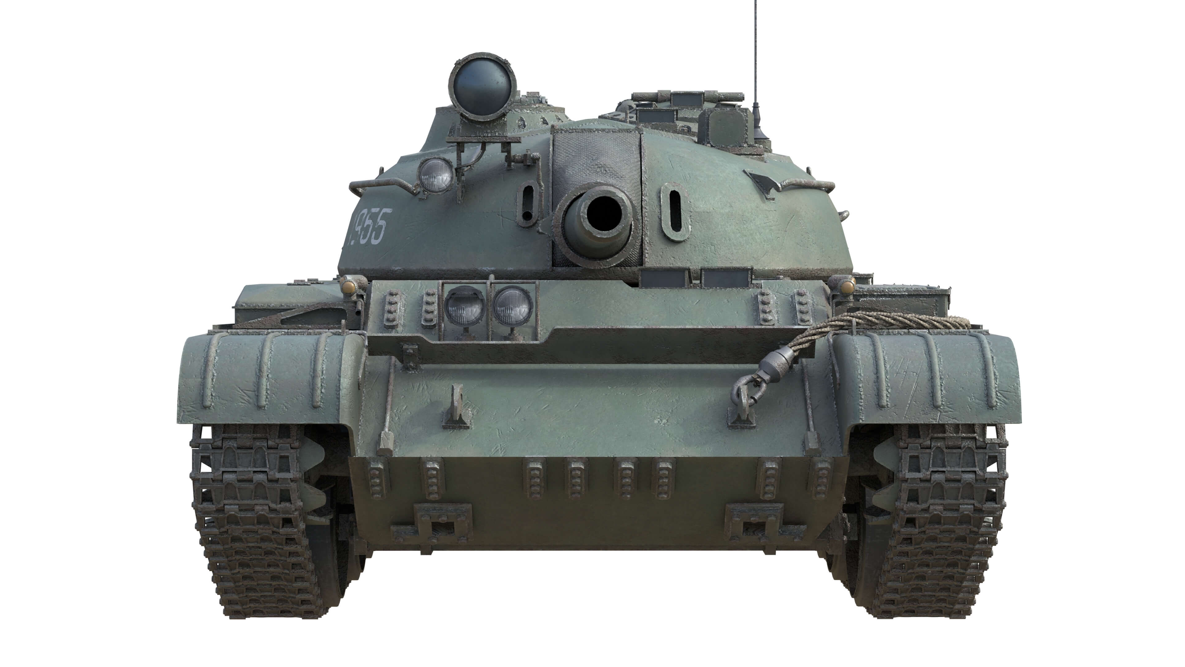 T 55 Main Battle Tank - 3D Model by 3dstudio