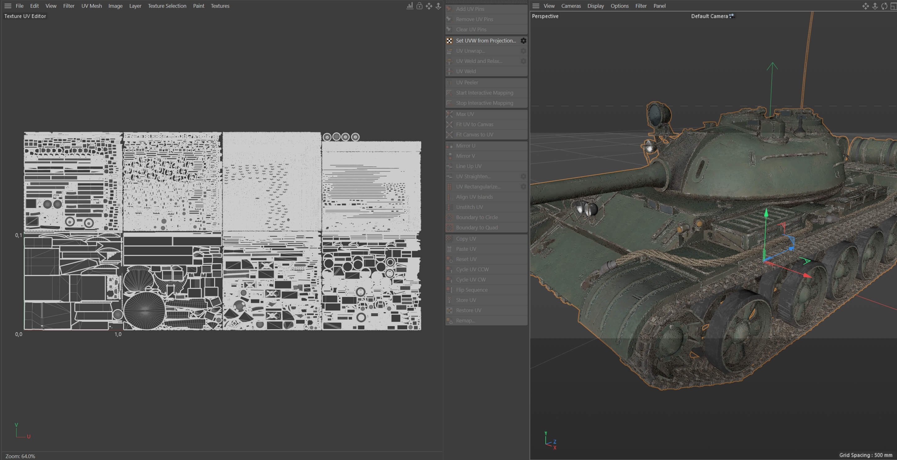 T 55 Main Battle Tank - 3D Model by 3dstudio