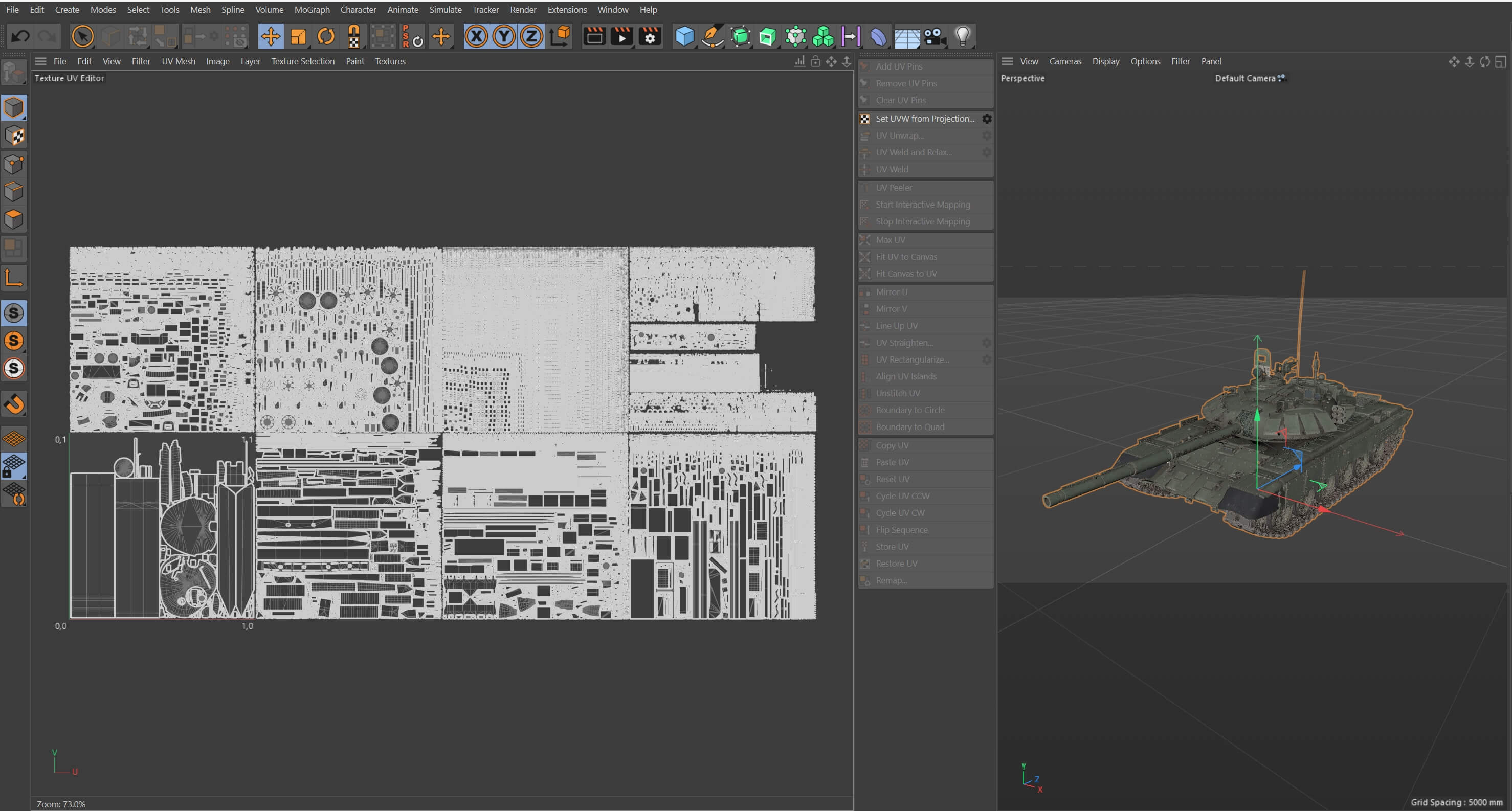 T 72 B3 Main Battle Tank - 3D Model by 3dstudio