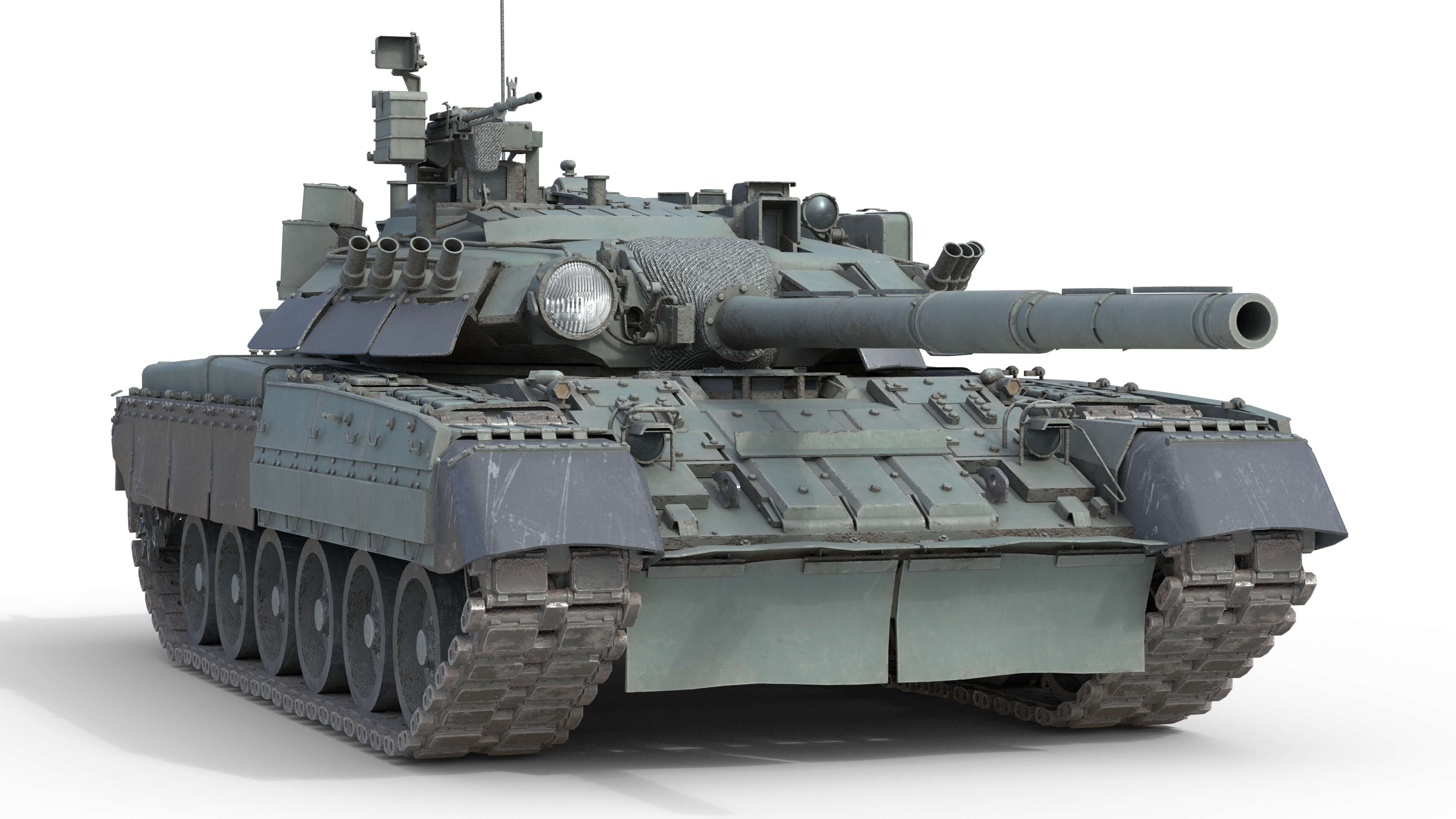 T 80U Main Battle Tank - 3D Model by 3dstudio