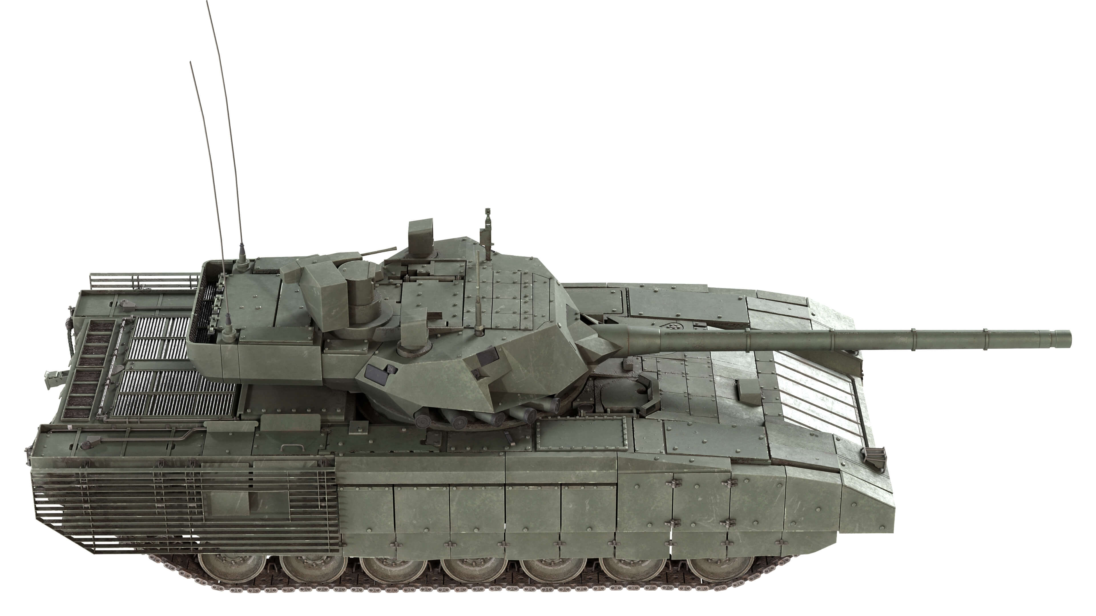 T14 Armata Russian MBT - 3D Model by 3dstudio