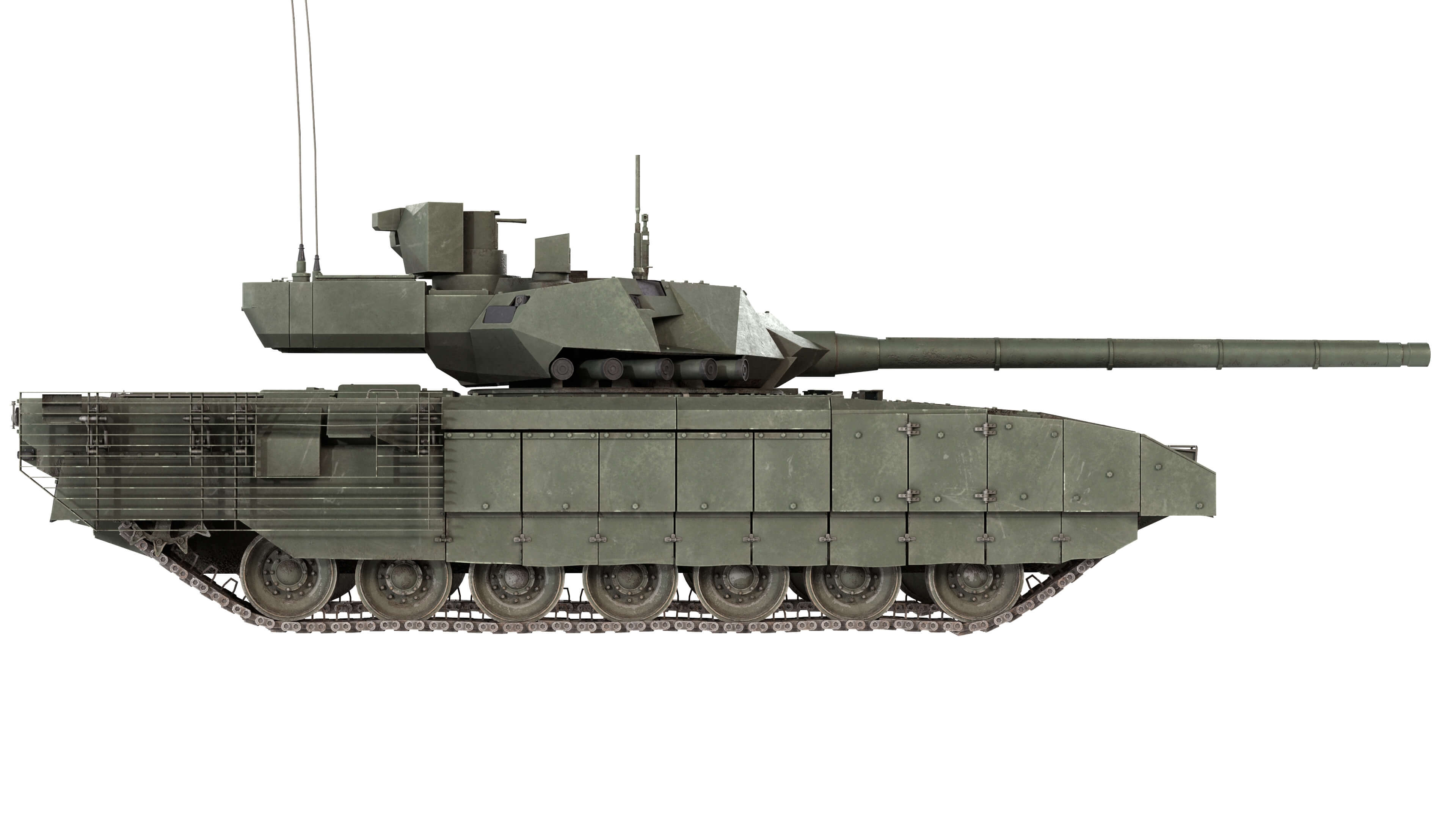 T14 Armata Russian MBT - 3D Model by 3dstudio