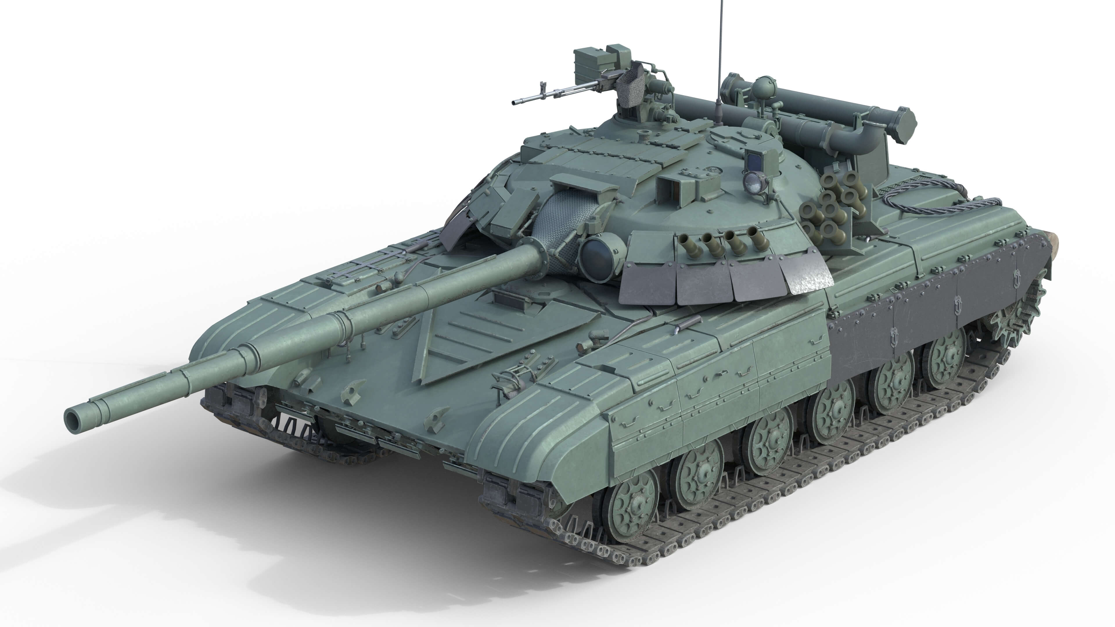 T64 Main Battle Tank - 3D Model by 3dstudio