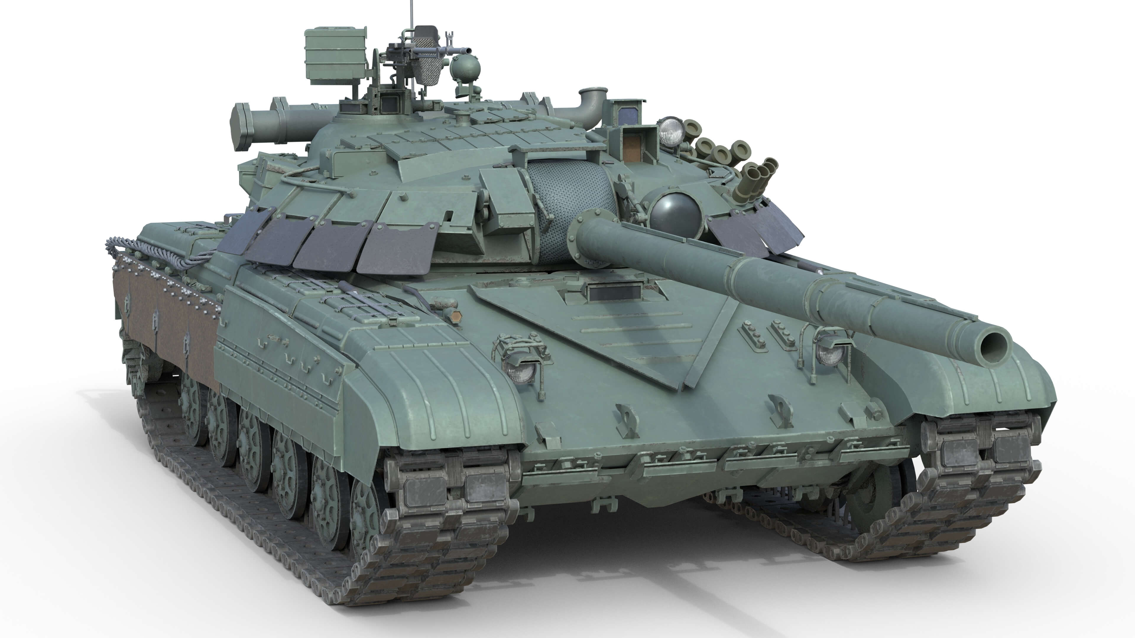 T64 Main Battle Tank - 3D Model by 3dstudio