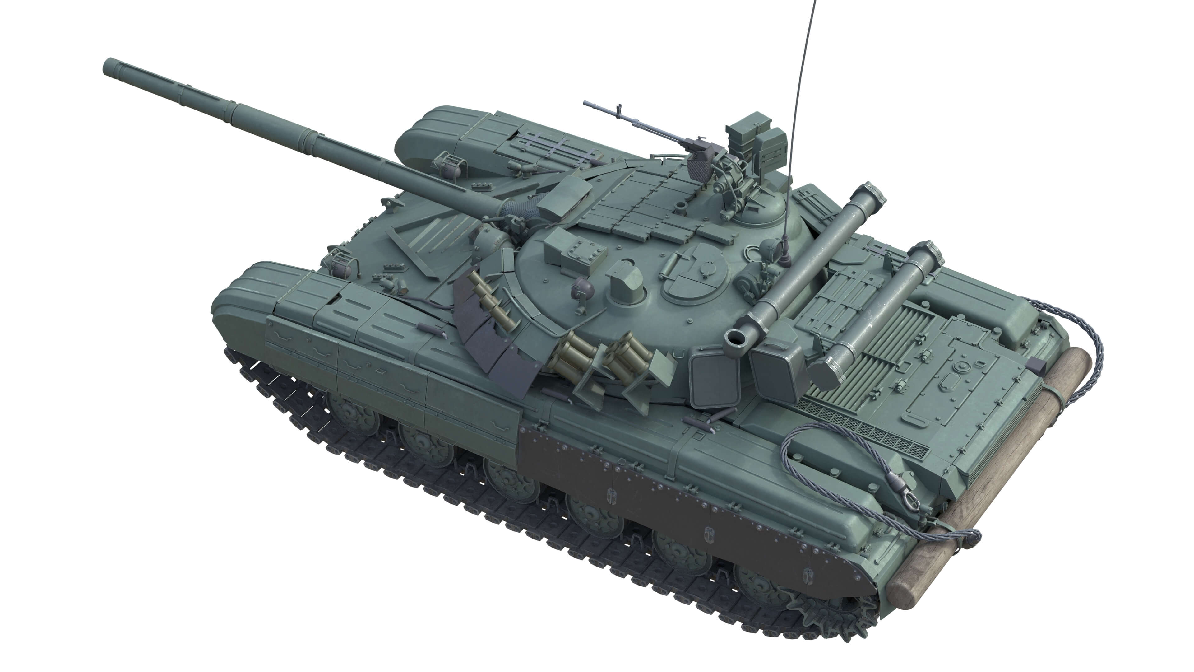 T64 Main Battle Tank - 3D Model by 3dstudio