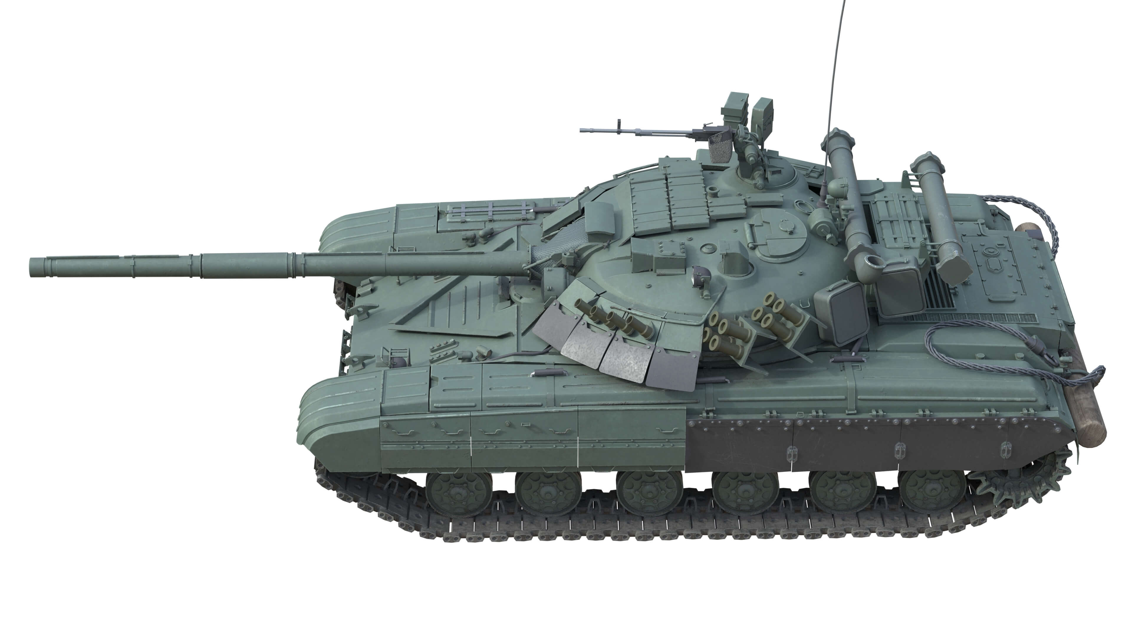 T64 Main Battle Tank - 3D Model by 3dstudio