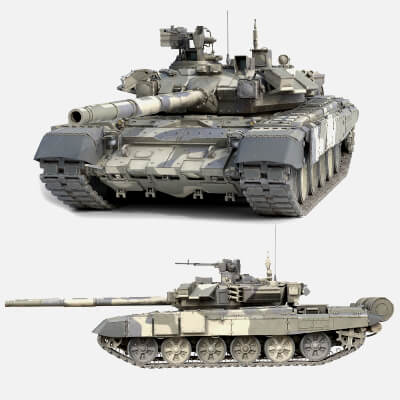 T90 a Tank vehicle - 3D Model by 3dstudio