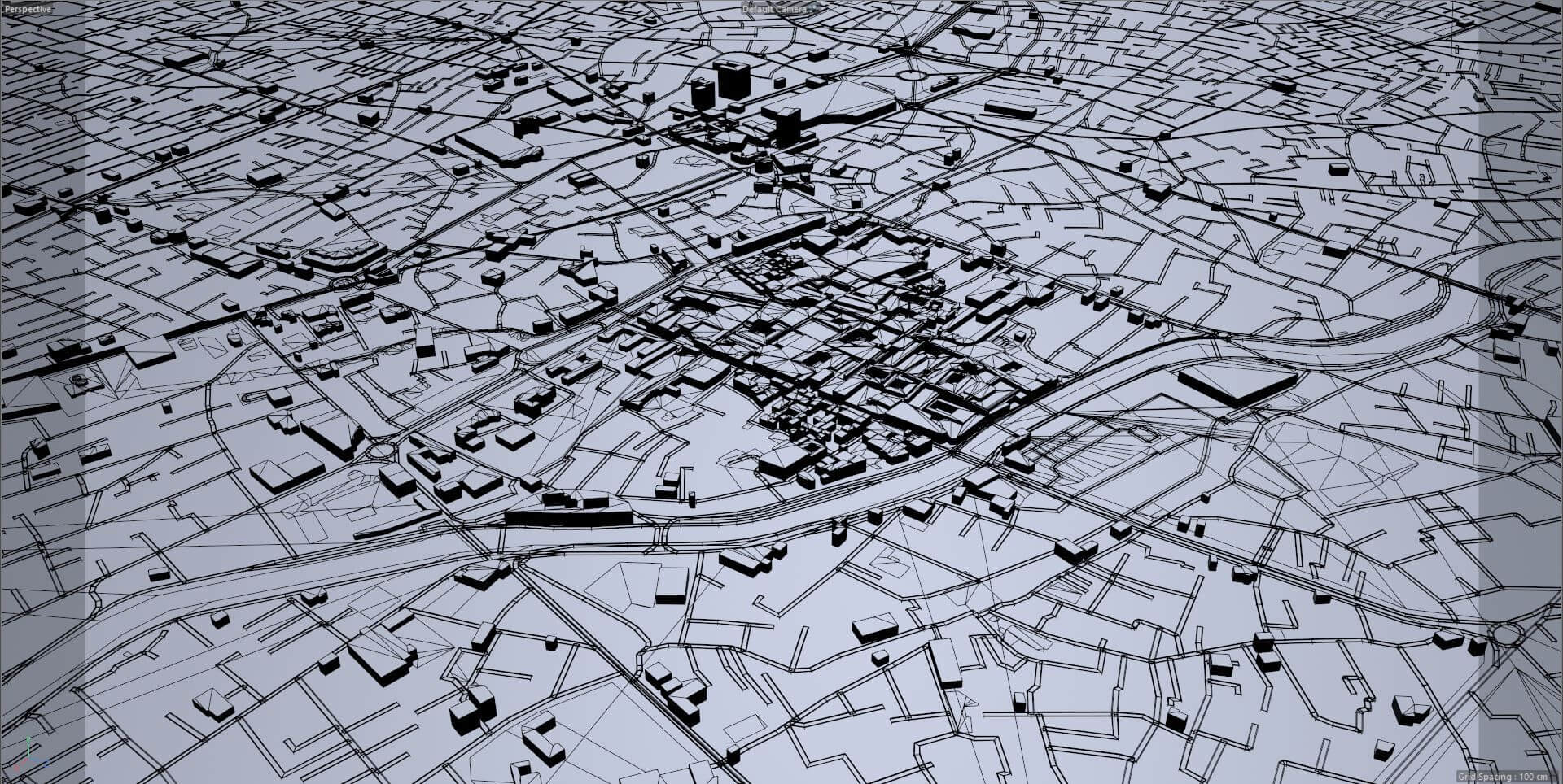 Tabriz Iran 50km - 3D Model by 3dstudio