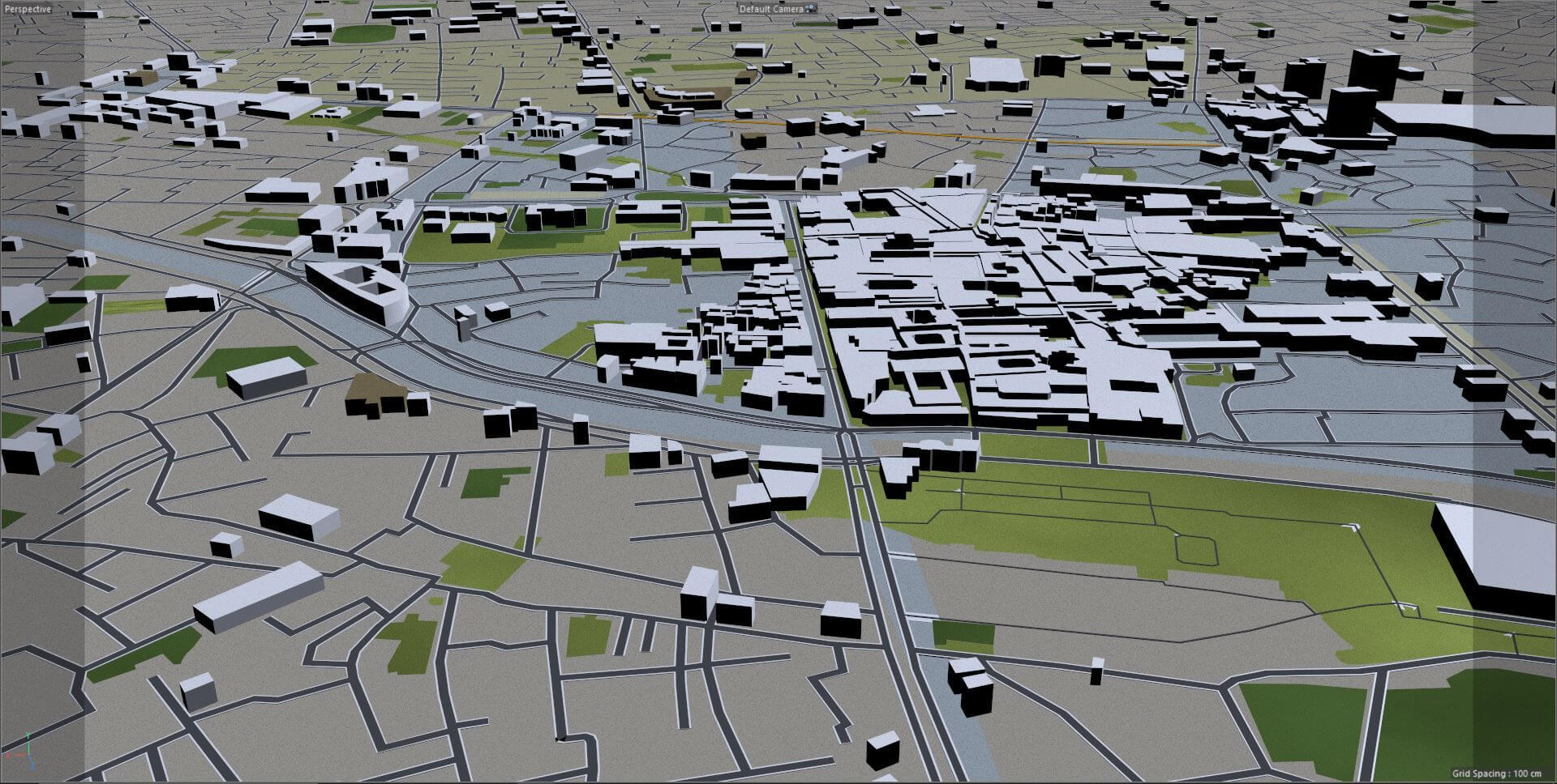 Tabriz Iran 50km - 3D Model by 3dstudio