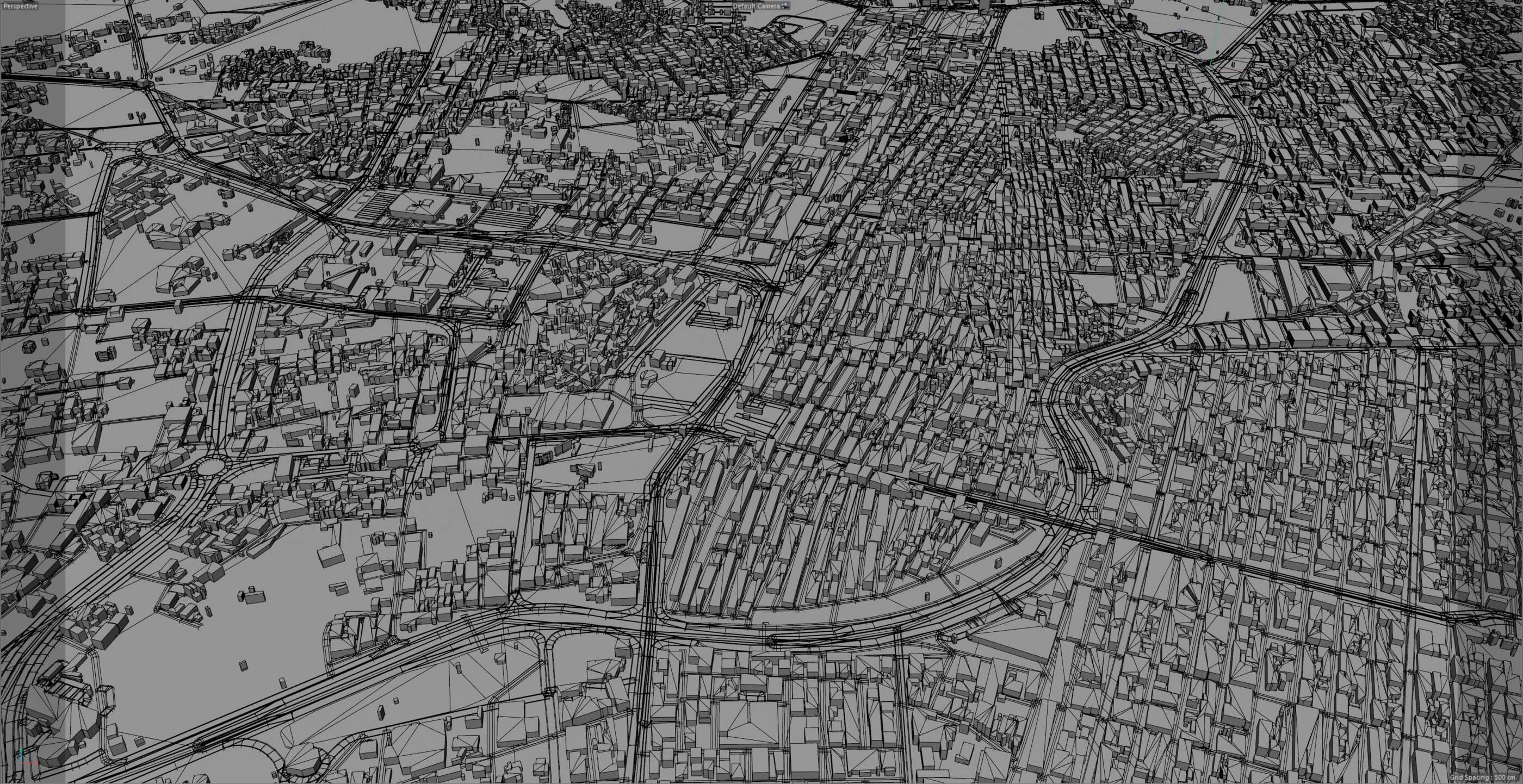 Taif City Saudi Arabia 3D Model 50km by 3dstudio