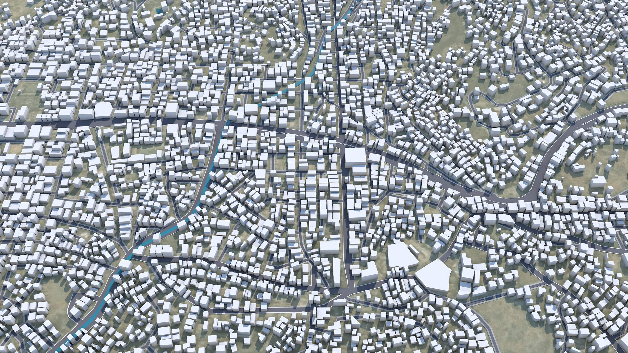 Taiz City Yemen 3D Model 25km by 3dstudio