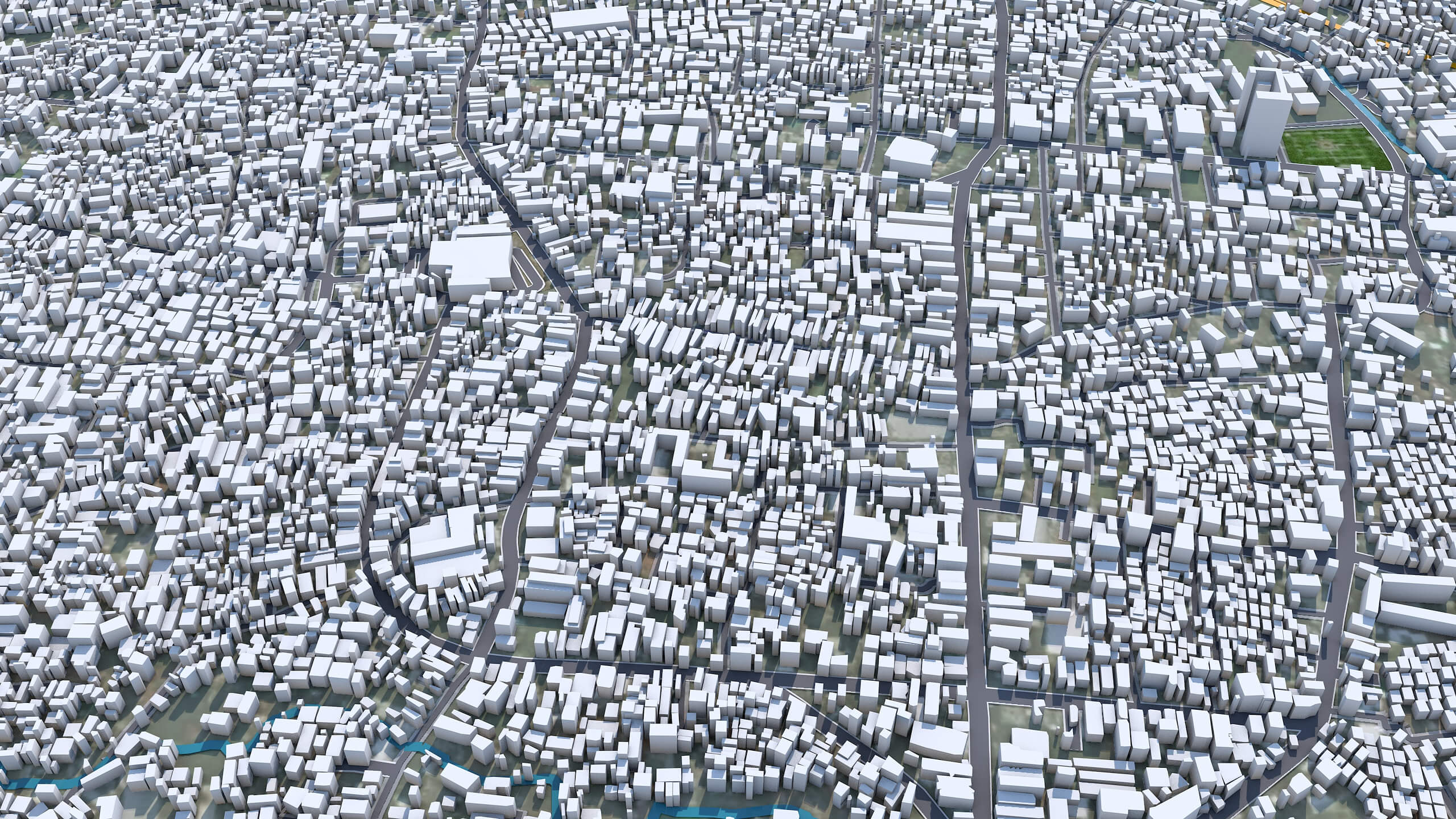 Tasikmalaya City West Java Indonesia 3D Model 25km by 3dstudio