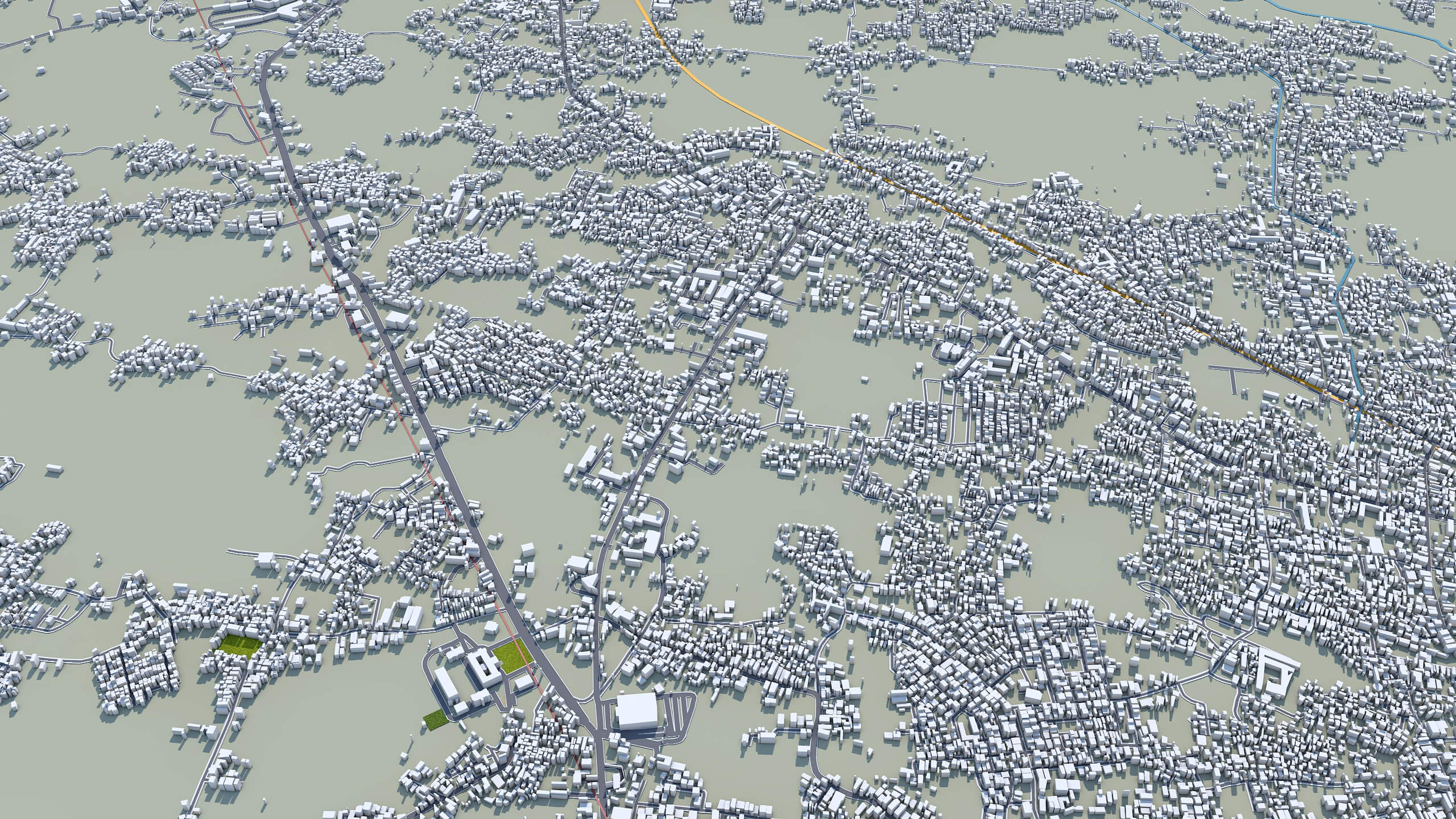 Tasikmalaya City West Java Indonesia 3D Model 25km by 3dstudio