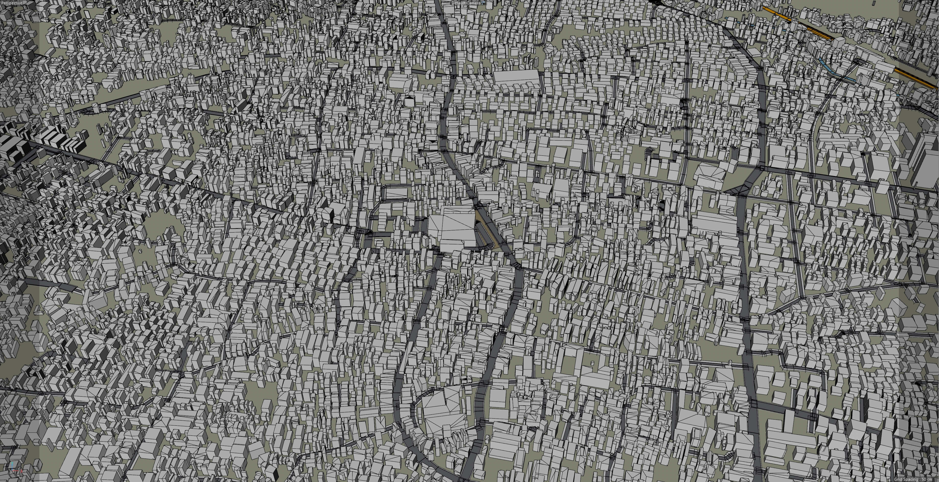 Tasikmalaya City West Java Indonesia 3D Model 25km by 3dstudio