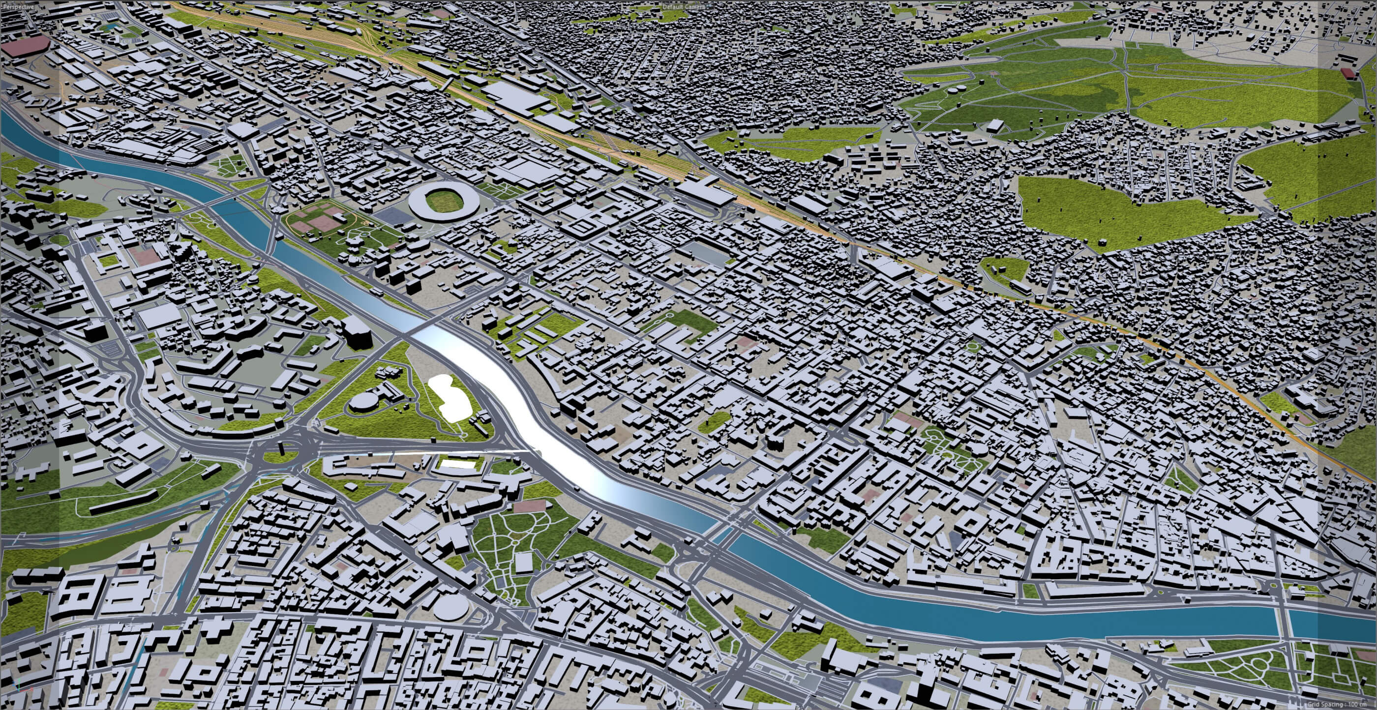 Tbilisi, Georgia 60km - 3D Model by 3dstudio