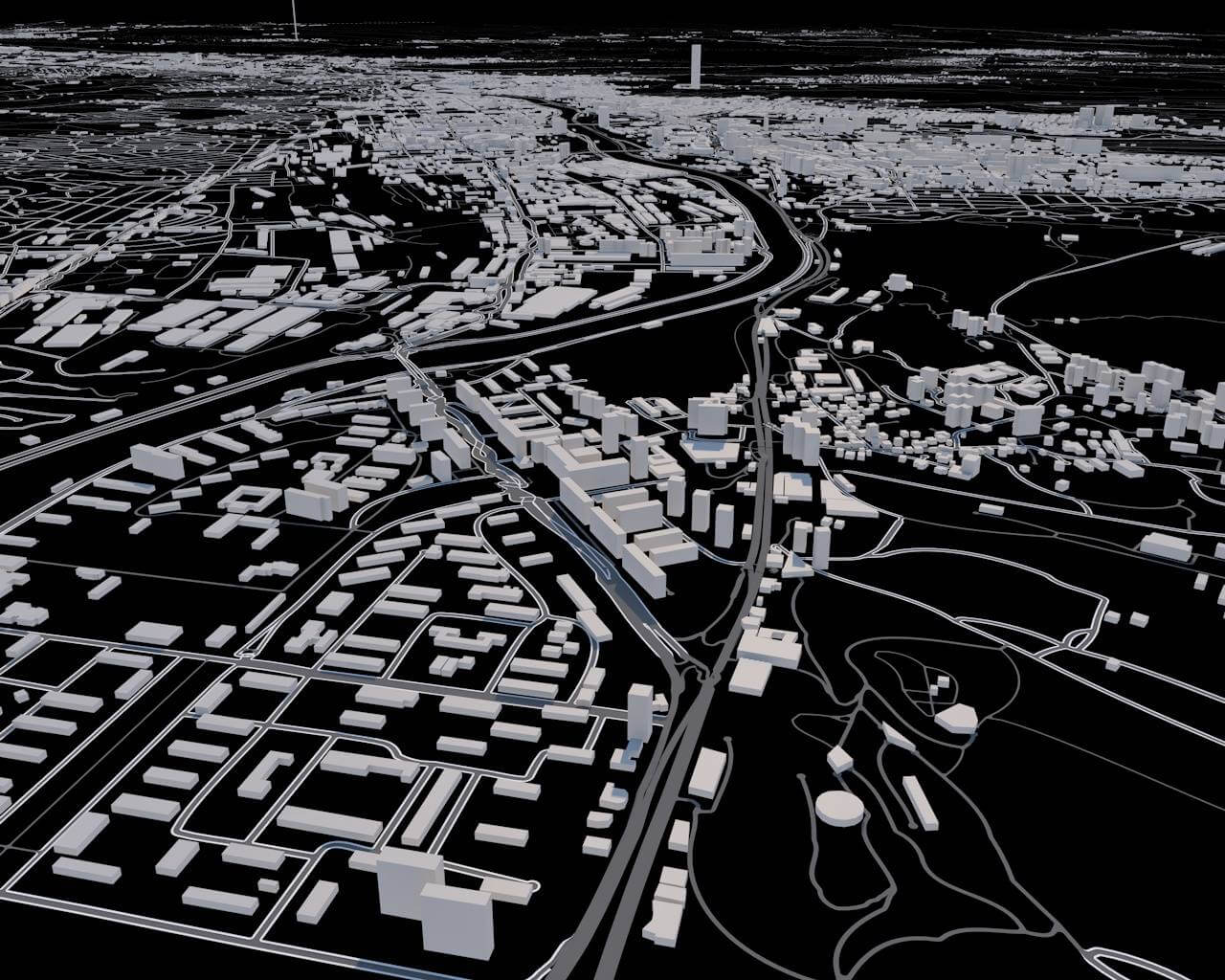 Tbilisi Georgia - 3D Model by 3dstudio