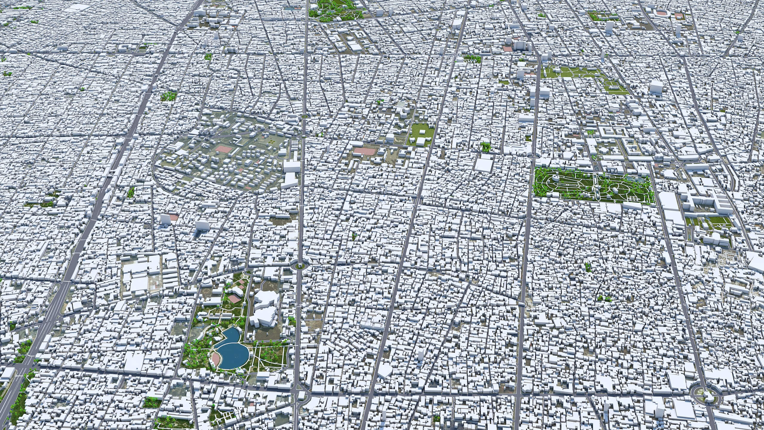 Tehran, Iran 60km - 3D Model by 3dstudio