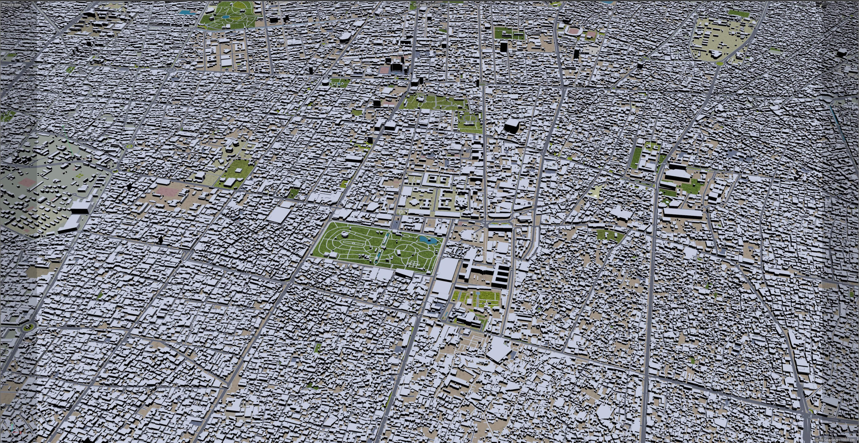 Tehran, Iran 60km - 3D Model by 3dstudio