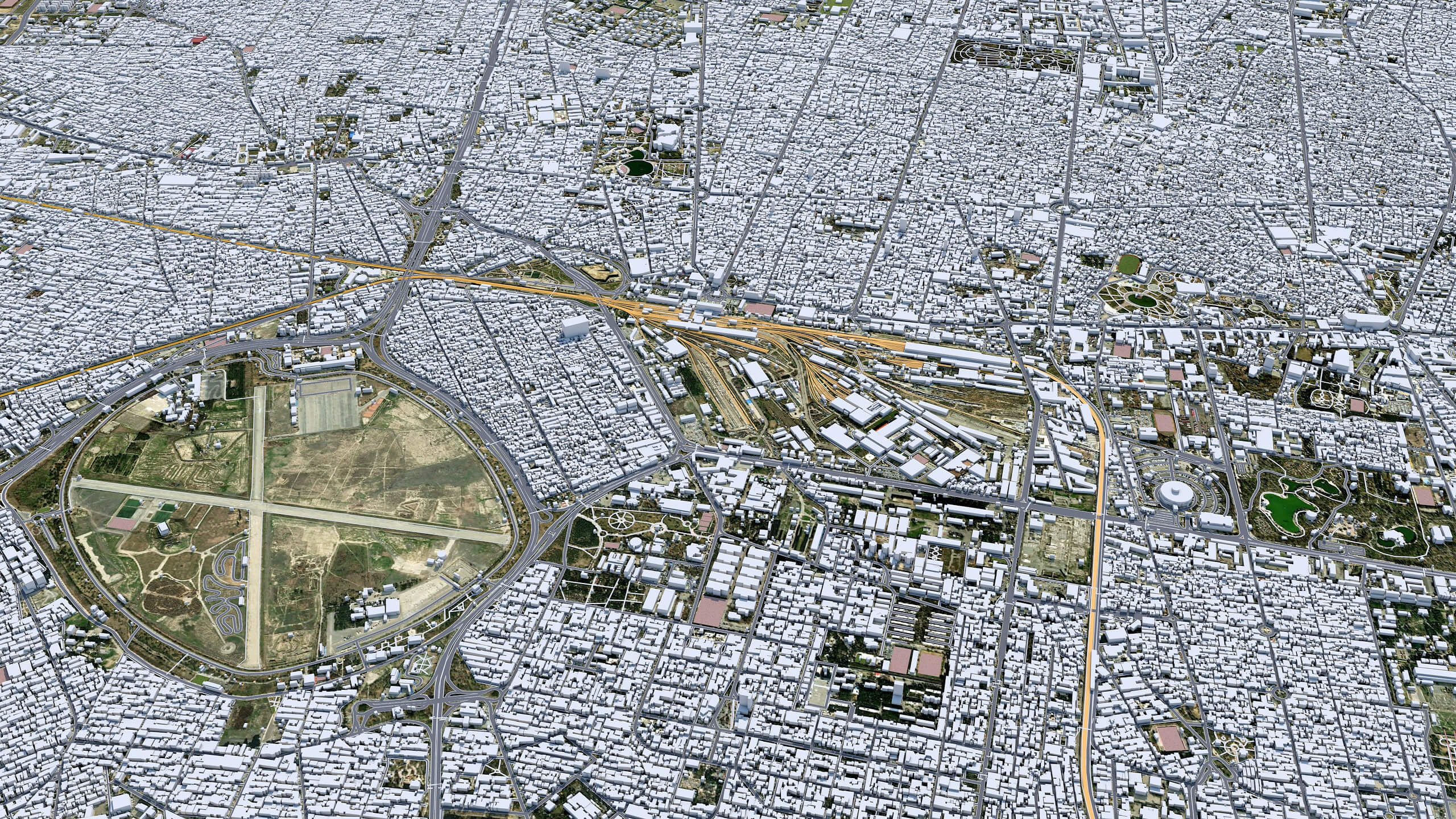 Tehran, Iran 60km - 3D Model by 3dstudio