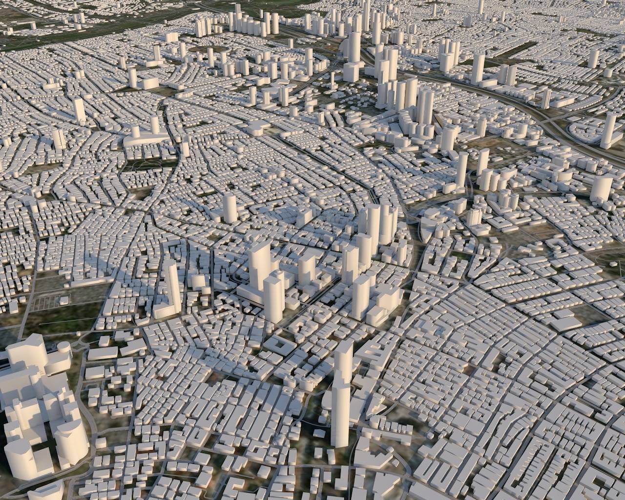 Tel Aviv Israel - 3D Model by 3dstudio