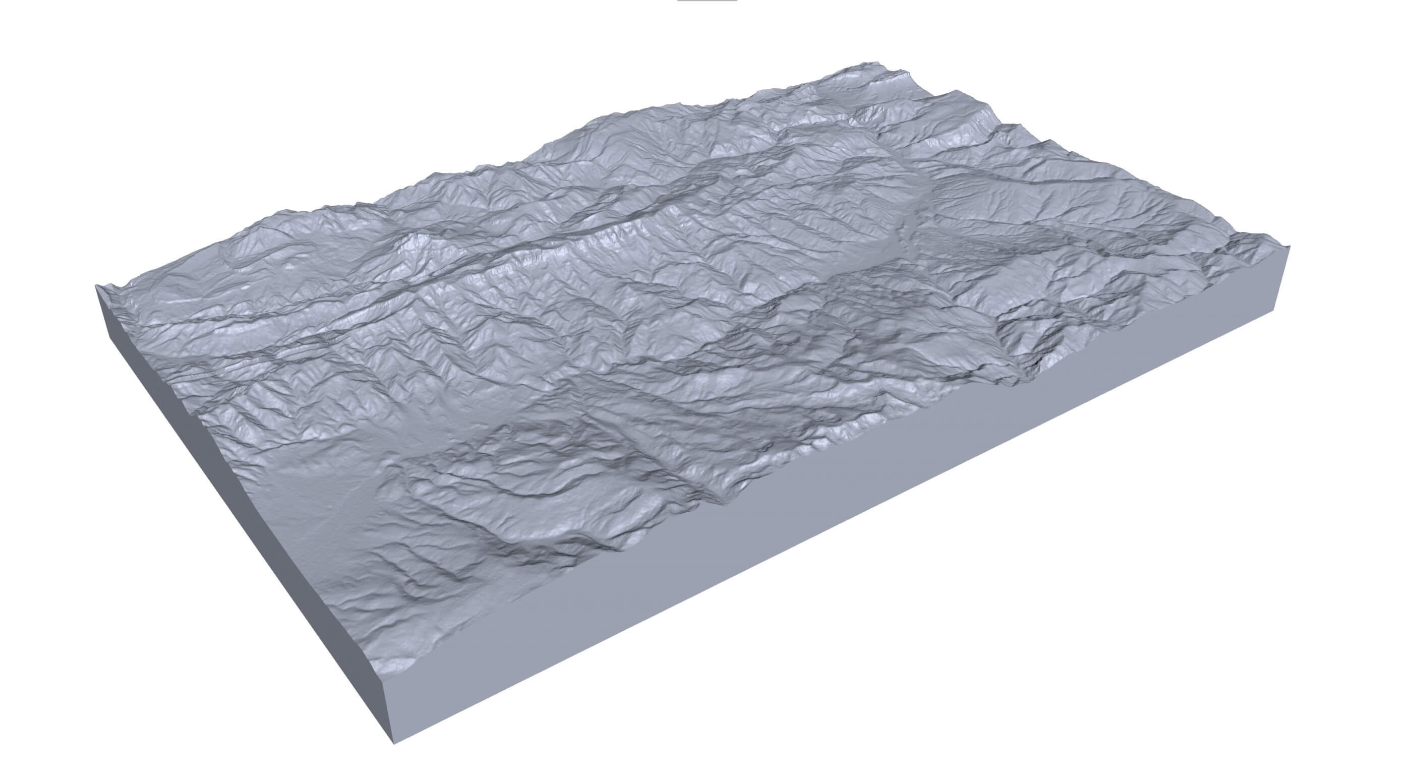 The Pyrenees Mountain Range Europe Terrain 3D Model by 3dstudio