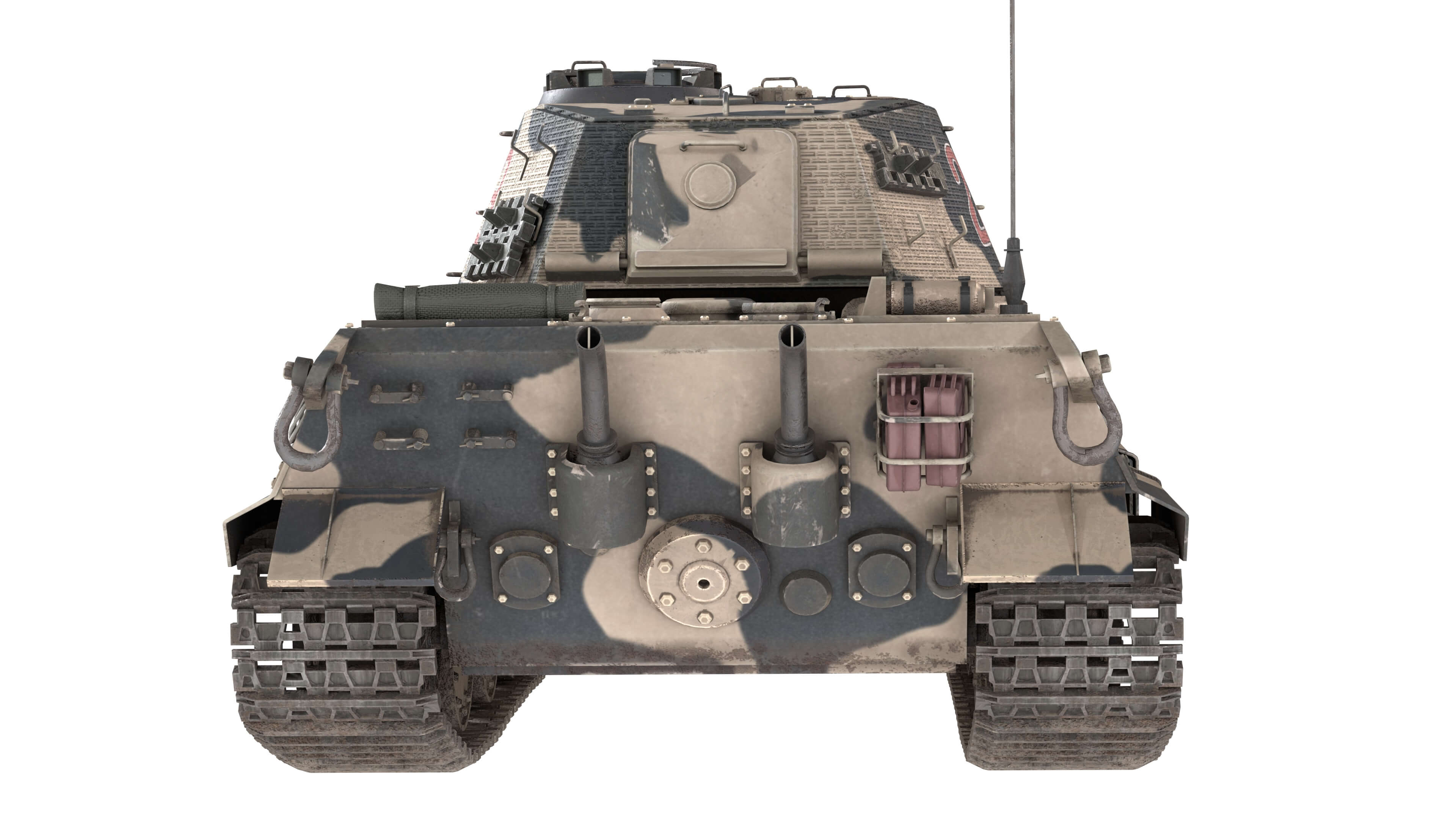 Tiger II German Tank - 3D Model by 3dstudio